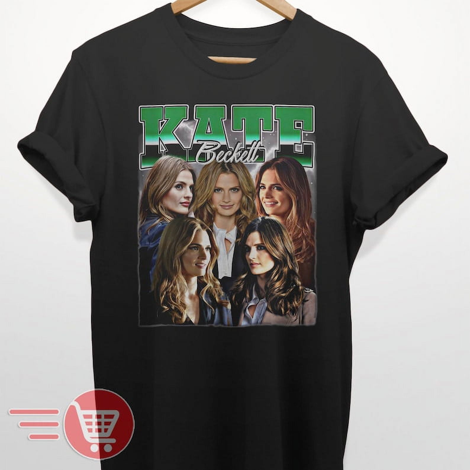 [BLACK] Limited Kate Beckett Vintage T-Shirt - Walmart.com