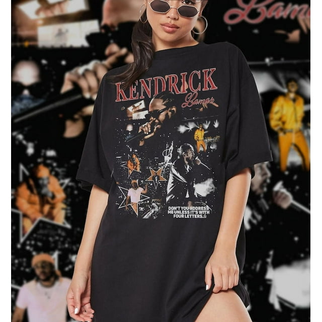 [BLACK] Limited Kendrick Lamar T-Shirt - Walmart.com