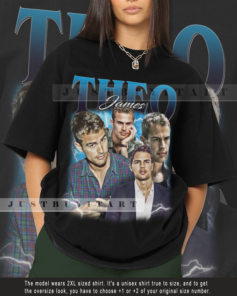 [BLACK] Limited Theo James Shirt - Walmart.com