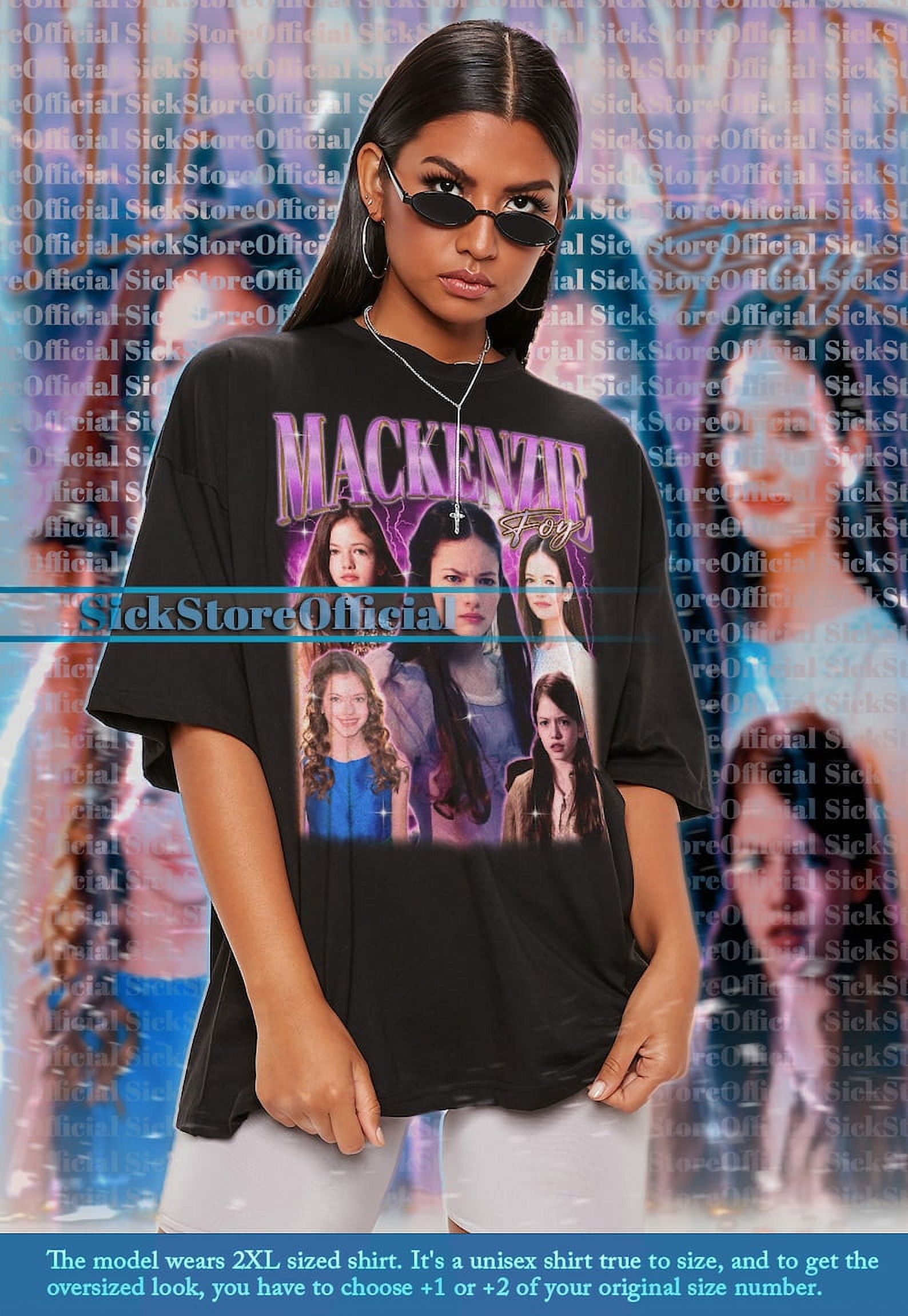 [BLACK] MACKENZIE FOY Vintage Shirt, Mackenzie Foy Homage Tshirt ...