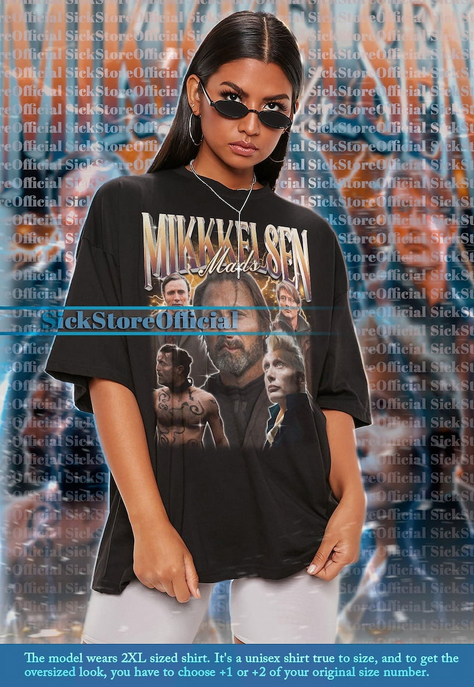 [BLACK] MADS MIKKELSEN Vintage Shirt, Mads Mikkelsen Homage Tshirt ...