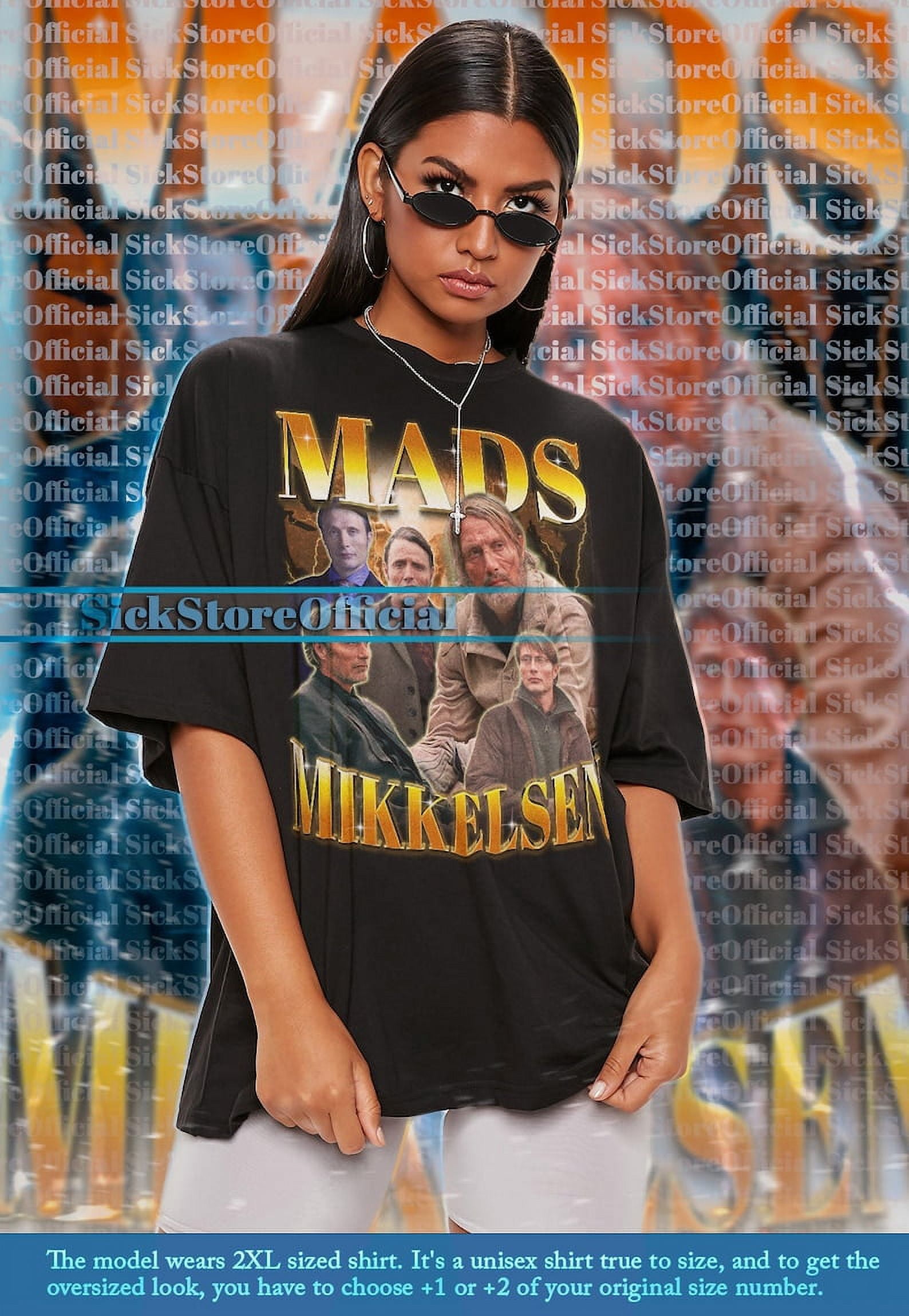[BLACK] MADS MIKKELSEN Vintage Shirt, Mads Mikkelsen Homage Tshirt ...