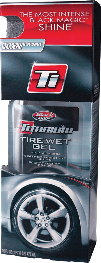 BLACK MAGIC Titanium Tire Wet Gel Tire Shine - Pack of 2 — Standard ...