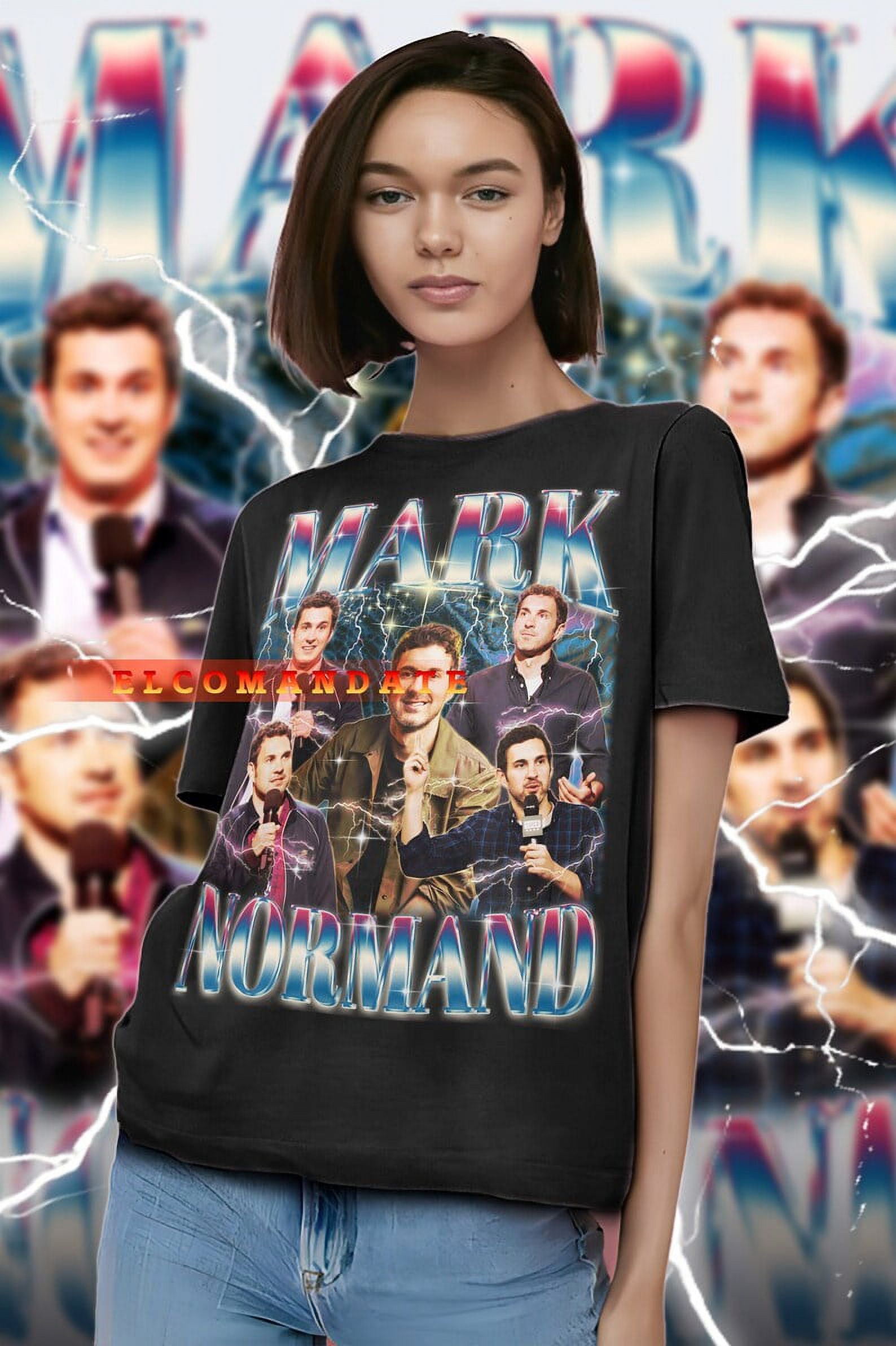 [BLACK] MARK NORMAND Vintage Shirt, Mark Normand Homage Tshirt, Mark Normand Fan Tees, Mark ...