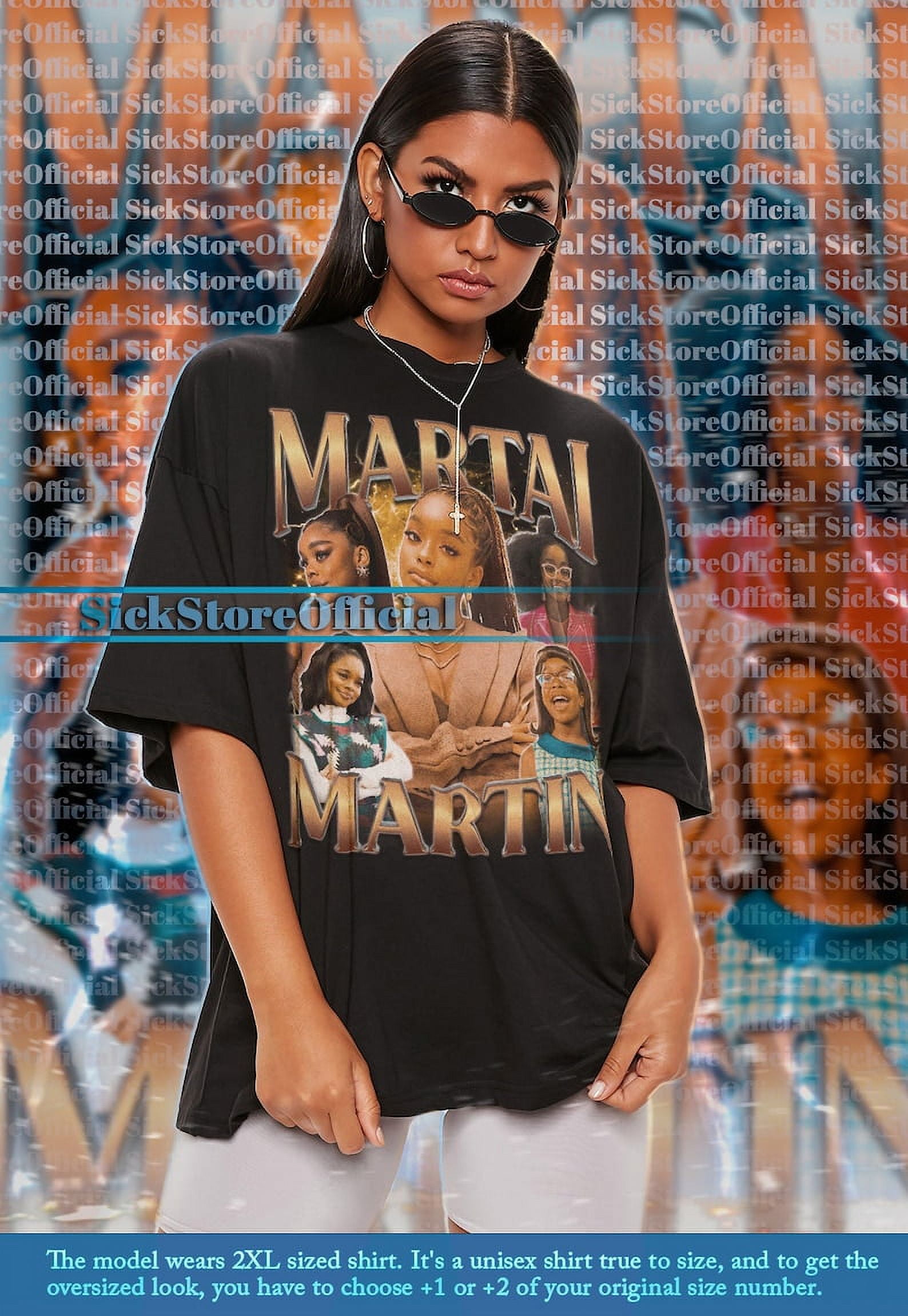 [BLACK] MARSAI MARTIN Vintage Shirt, Marsai Martin Homage Tshirt ...