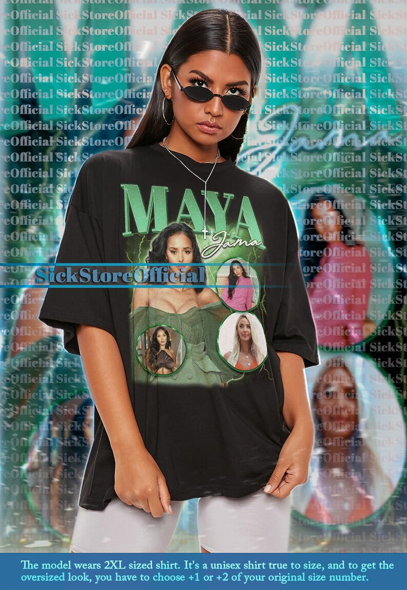 [BLACK] MAYA JAMA Vintage Shirt, Maya Jama Homage Tshirt, Maya Jama Fan ...