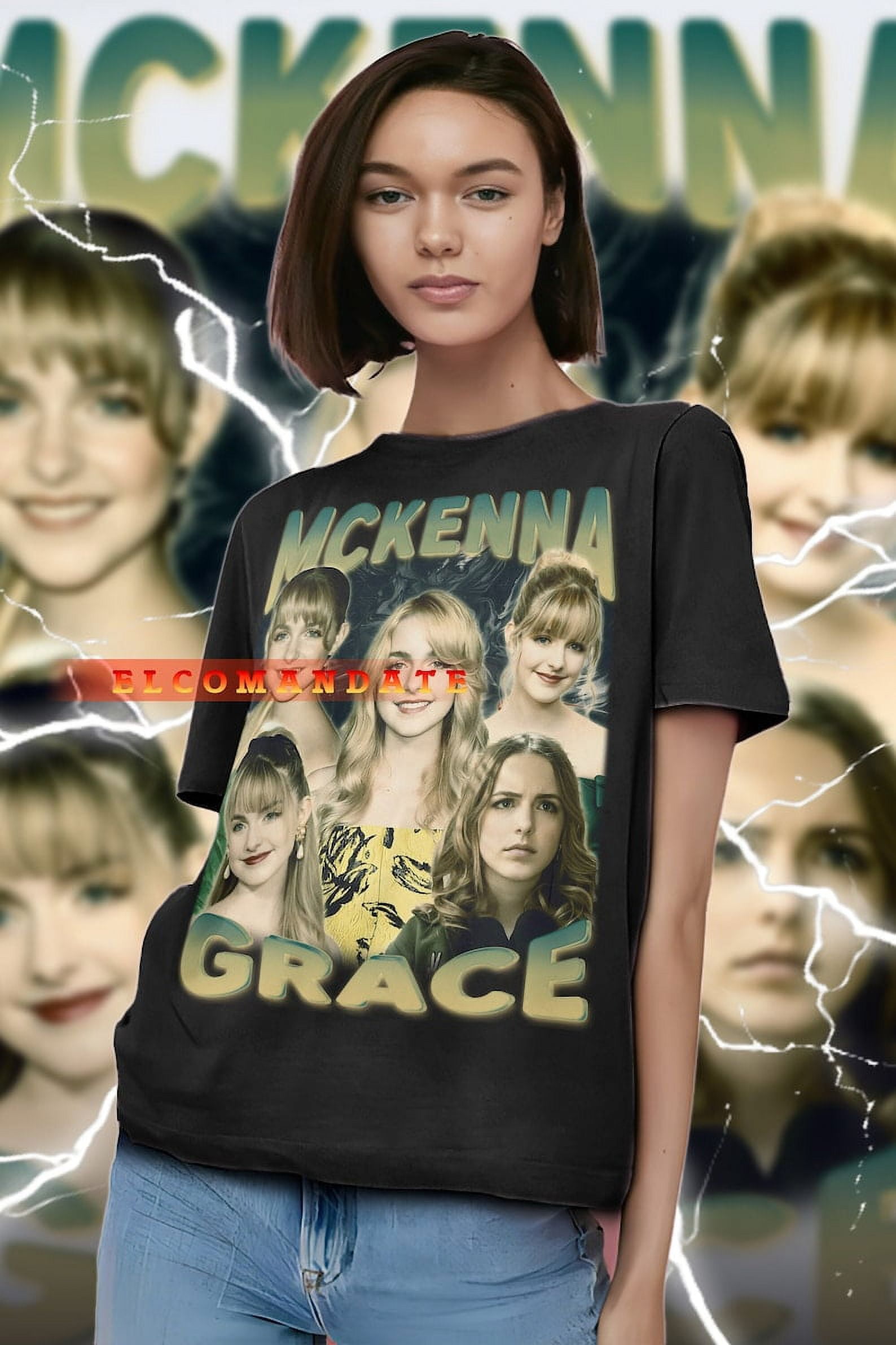 [BLACK] MCKENNA GRACE Vintage Shirt, Mckenna Grace Homage Tshirt ...