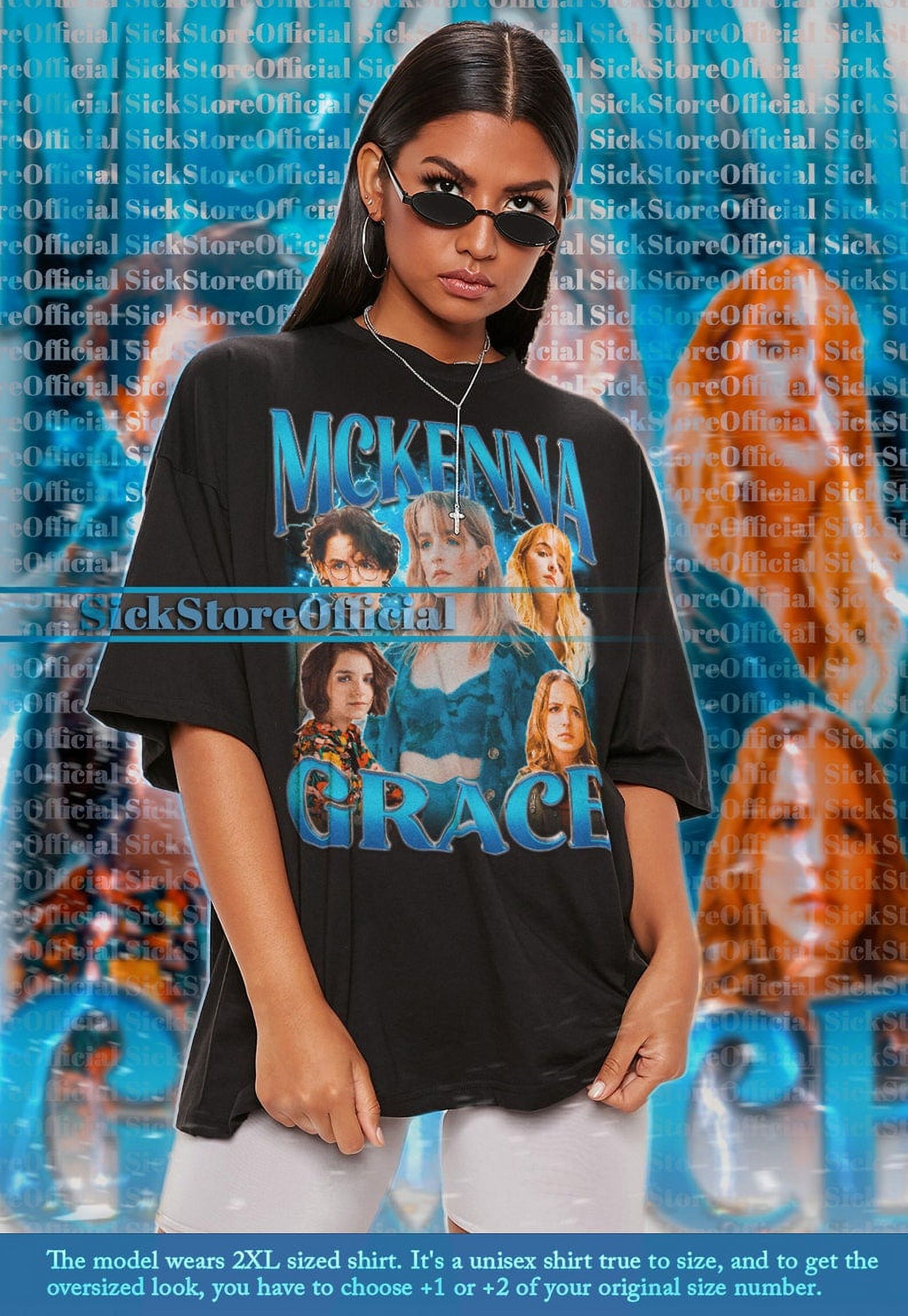 [BLACK] MCKENNA GRACE Vintage Shirt, Mckenna Grace Homage Tshirt ...