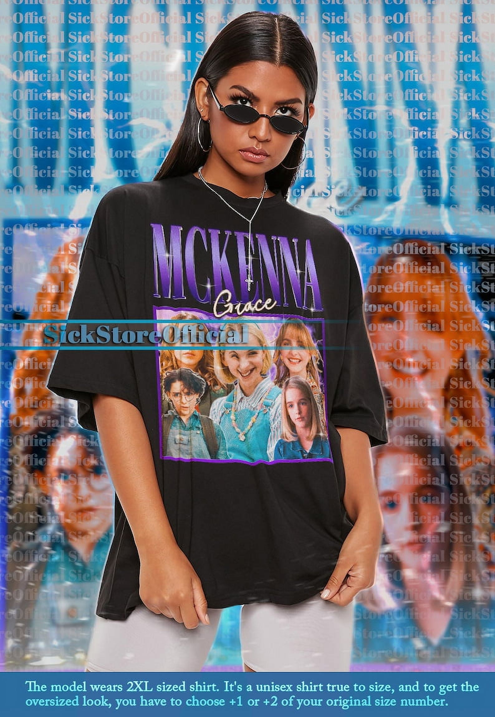 [BLACK] MCKENNA GRACE Vintage Shirt, Mckenna Grace Homage Tshirt ...