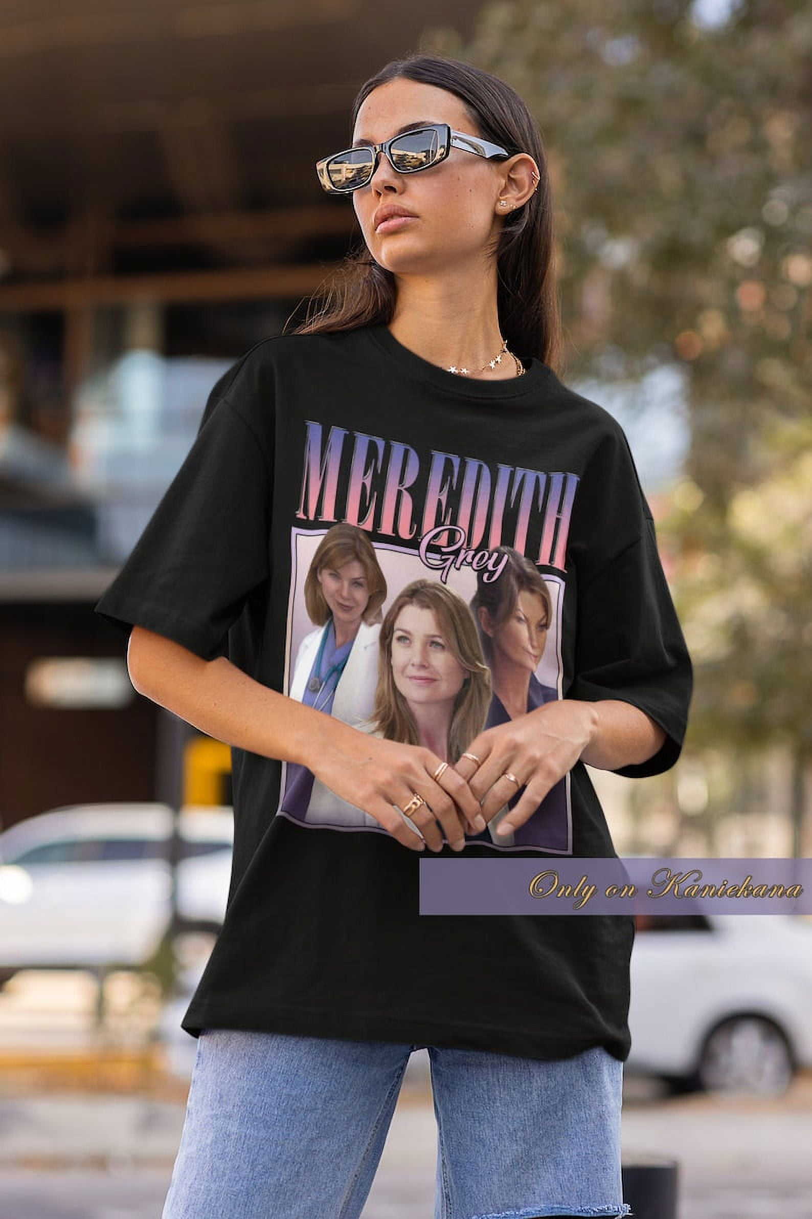 [BLACK] MEREDITH GREY Shirt | Grey's Anatomy Doctor Shirt | Meredith ...