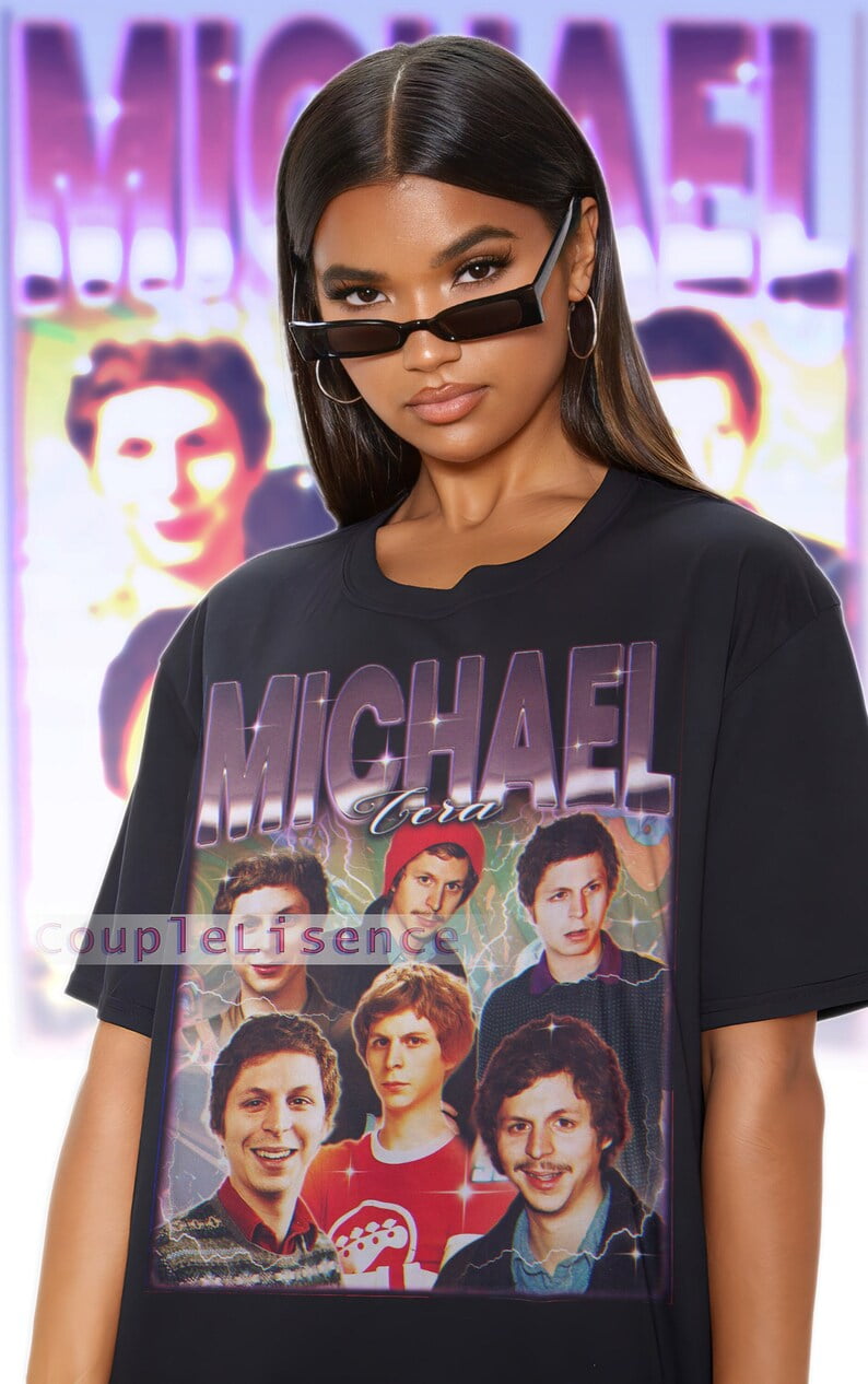 [BLACK] MICHAEL CERA Vintage Shirt | Michael Cera Homage Fan Tees ...