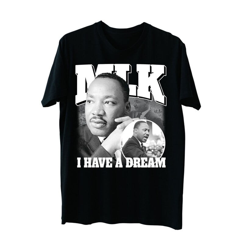[BLACK] MLK , MLk Sublimation Design, Black History Sublimation, MLk ...