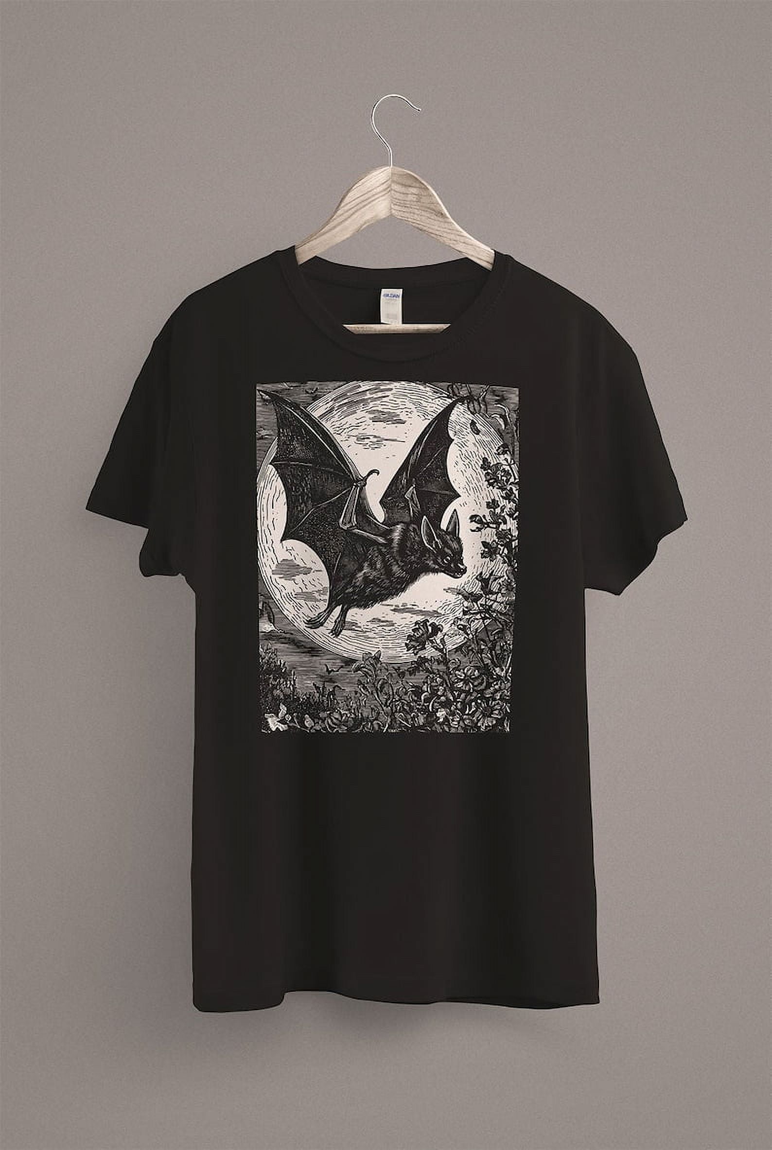 [BLACK] Medieval Bat T-Shirt | Goblincore Aesthetic | Dark Cottagecore ...
