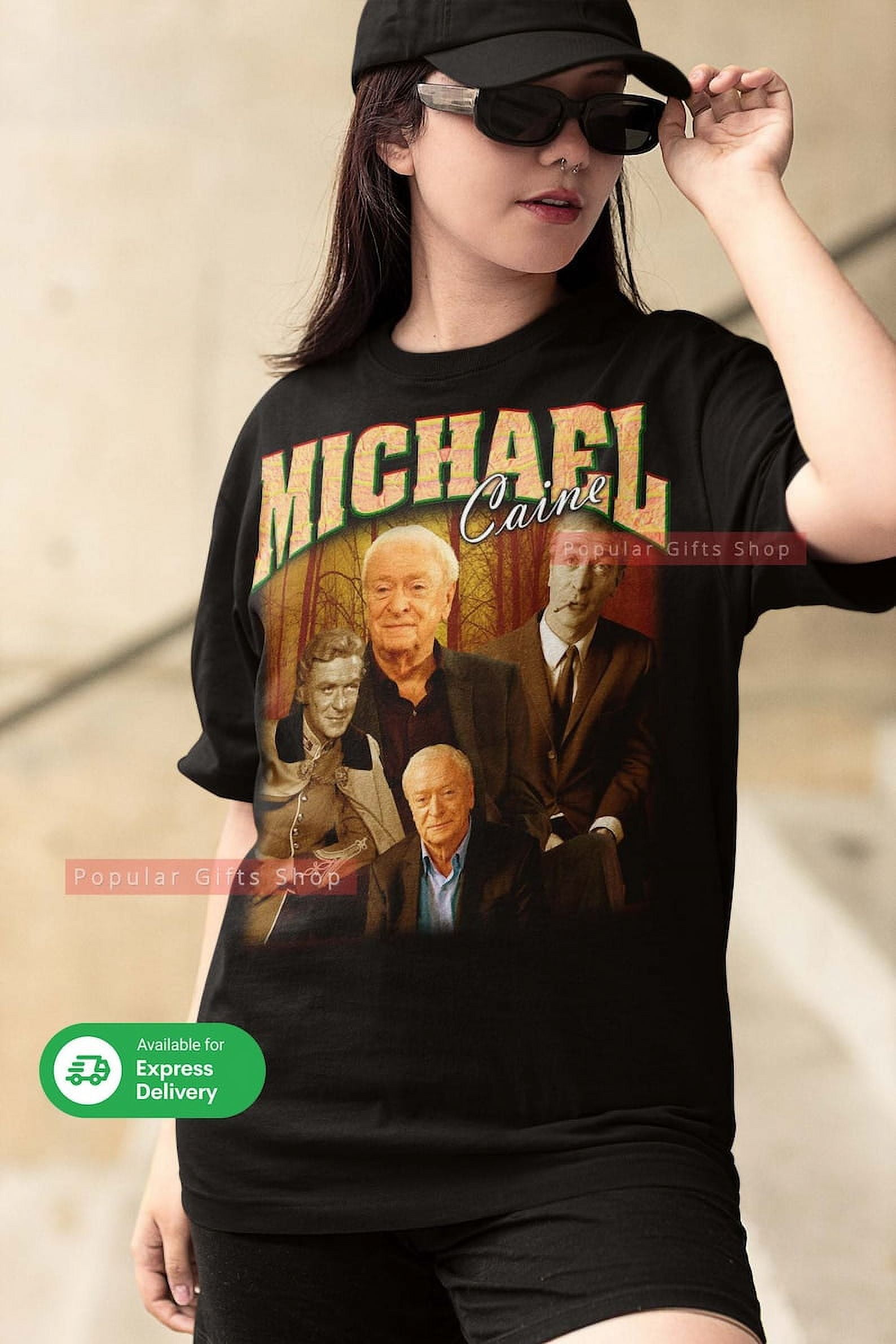 [BLACK] Michael Caine Vintage Unisex Shirt, Vintage Michael Caine ...