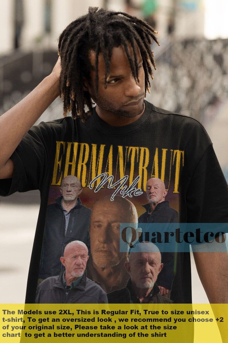 [BLACK] Mike Ehrmantraut Shirt, Jonathan Banks , Vintage Mike ...