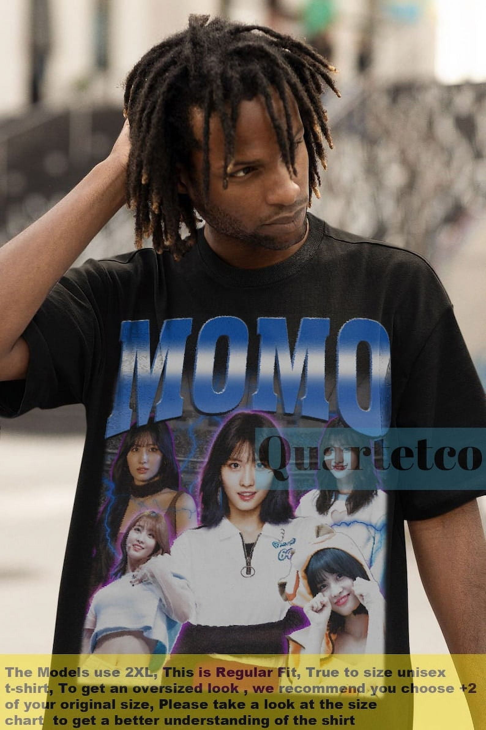 [BLACK] Momo Twice, Momo Shirt, Momo Fan Tees, Momo Twice Merch, Momo ...
