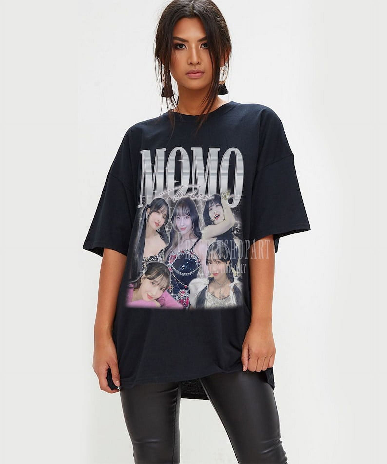 [BLACK] Momo Twice, Momo Shirt, Momo Fan Tees, Momo Twice Merch, Momo ...