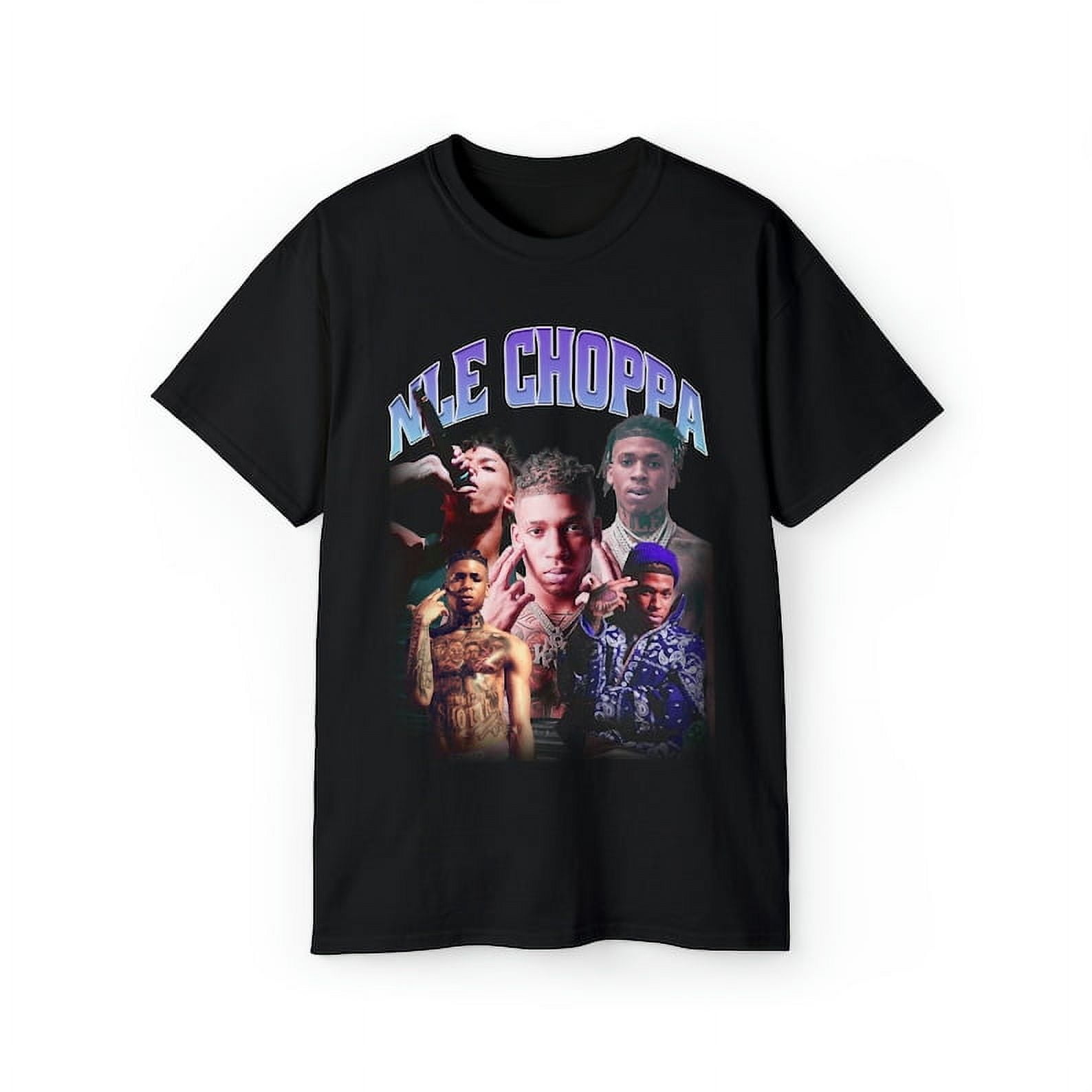 [BLACK] NLE Choppa Vintage Ultra Cotton Graphic Tee for streetwear ...