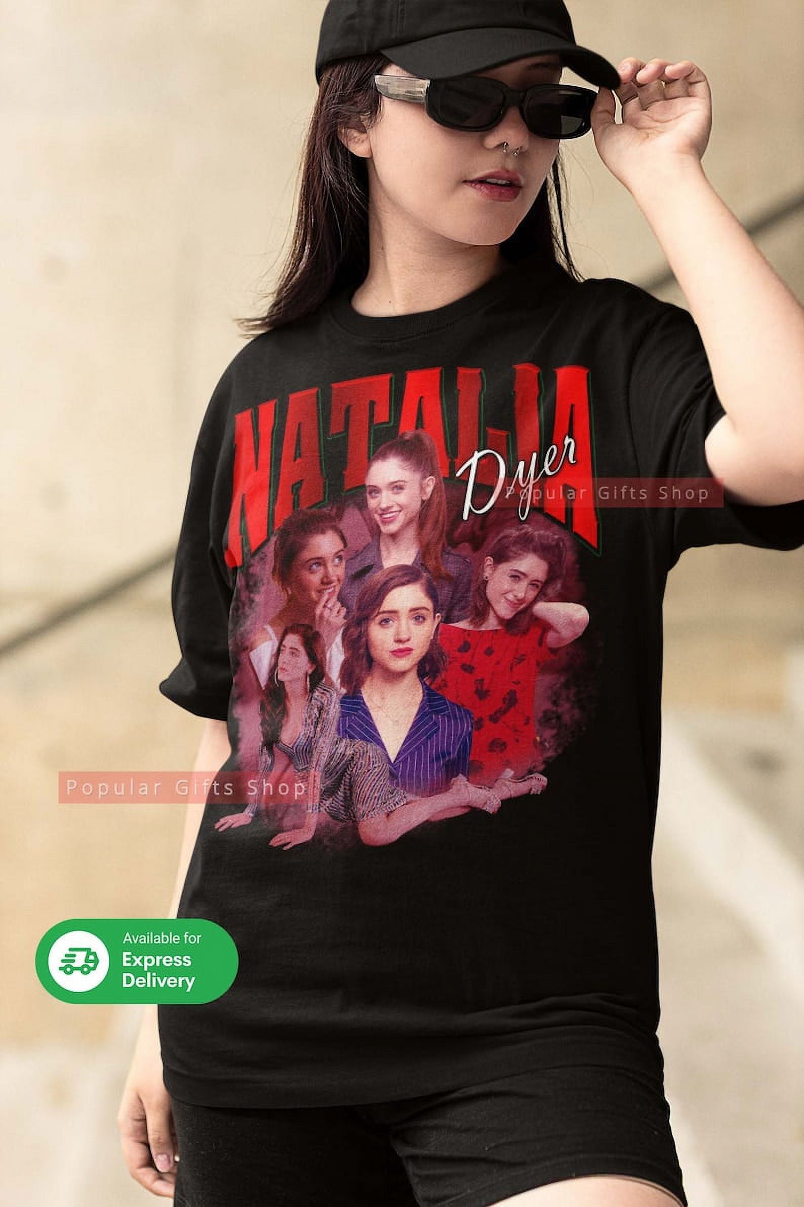 [BLACK] Natalia Dyer Vintage Unisex Shirt, Vintage Natalia Dyer TShirt ...