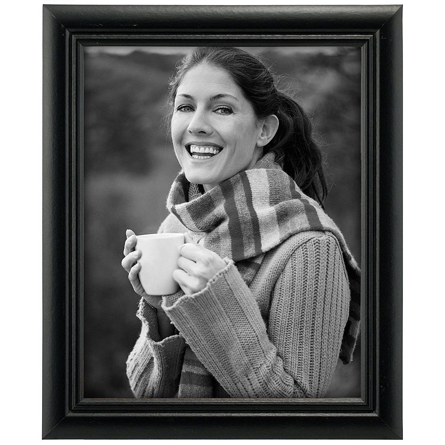BLACK OAK beveled wood frame by Malden Home Profiles - 8x10 - Walmart.com