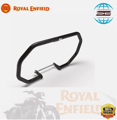 BLACK OCTAGON ENGINE GUARD FOR ROYAL ENFIELD CLASSIC 350 , BULLET 350 ...