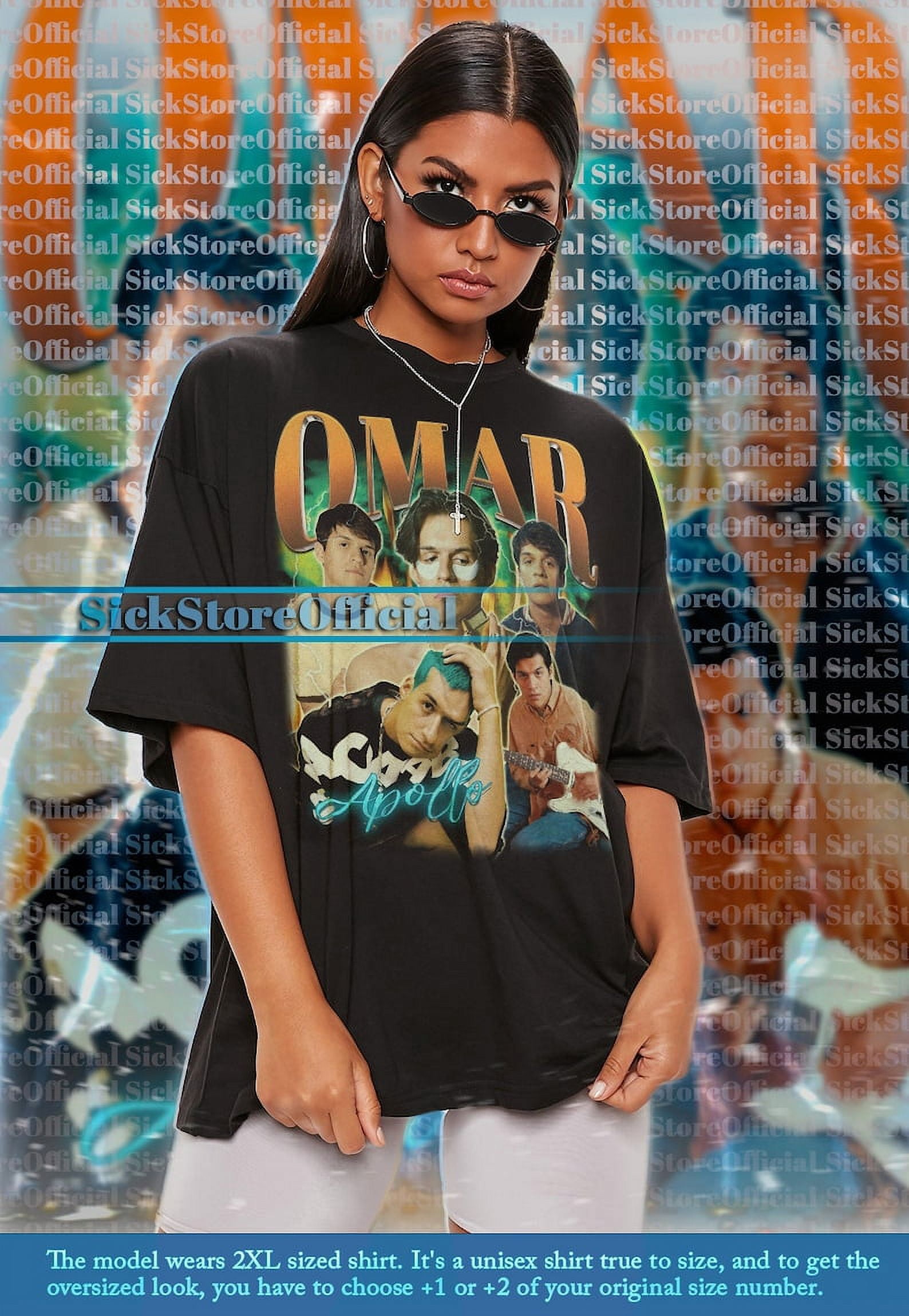 [BLACK] OMAR APOLLO Vintage Shirt, Omar Apollo Shirt, Omar Apollo Fan ...