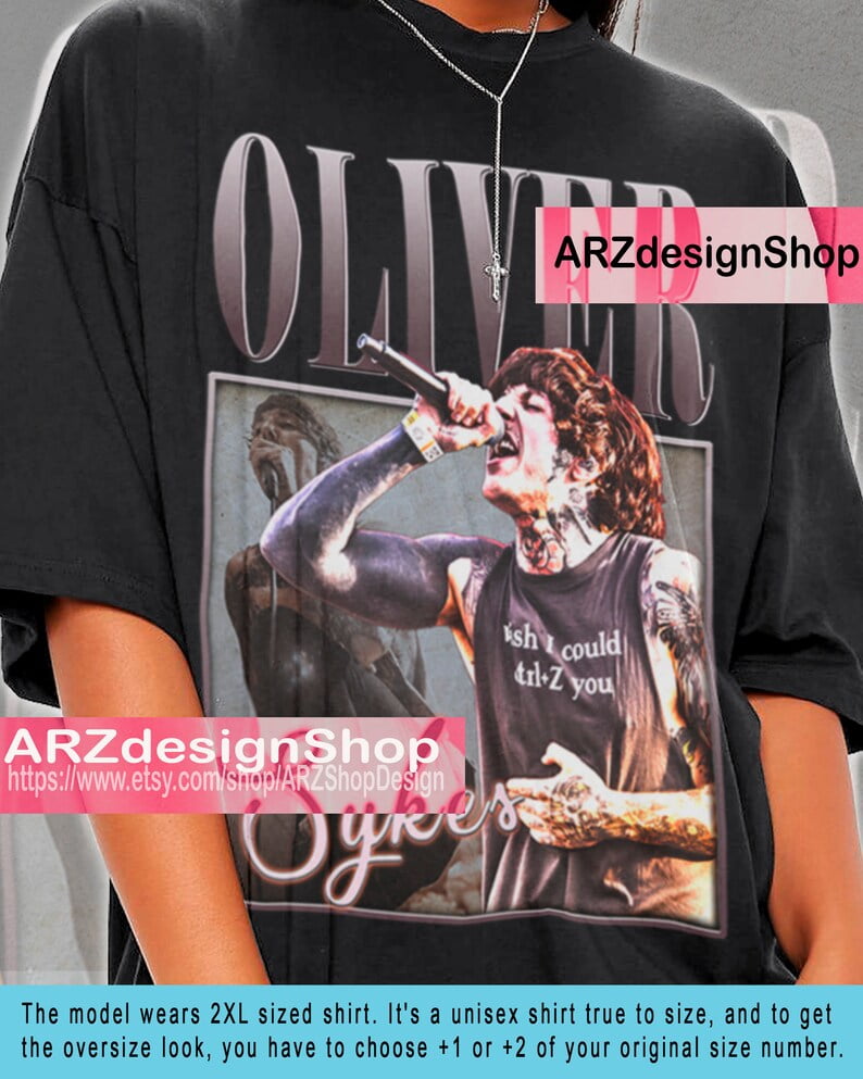 [BLACK] Oliver Sykes Shirt Gift For Man Homage Oliver Sykes T-Shirt ...