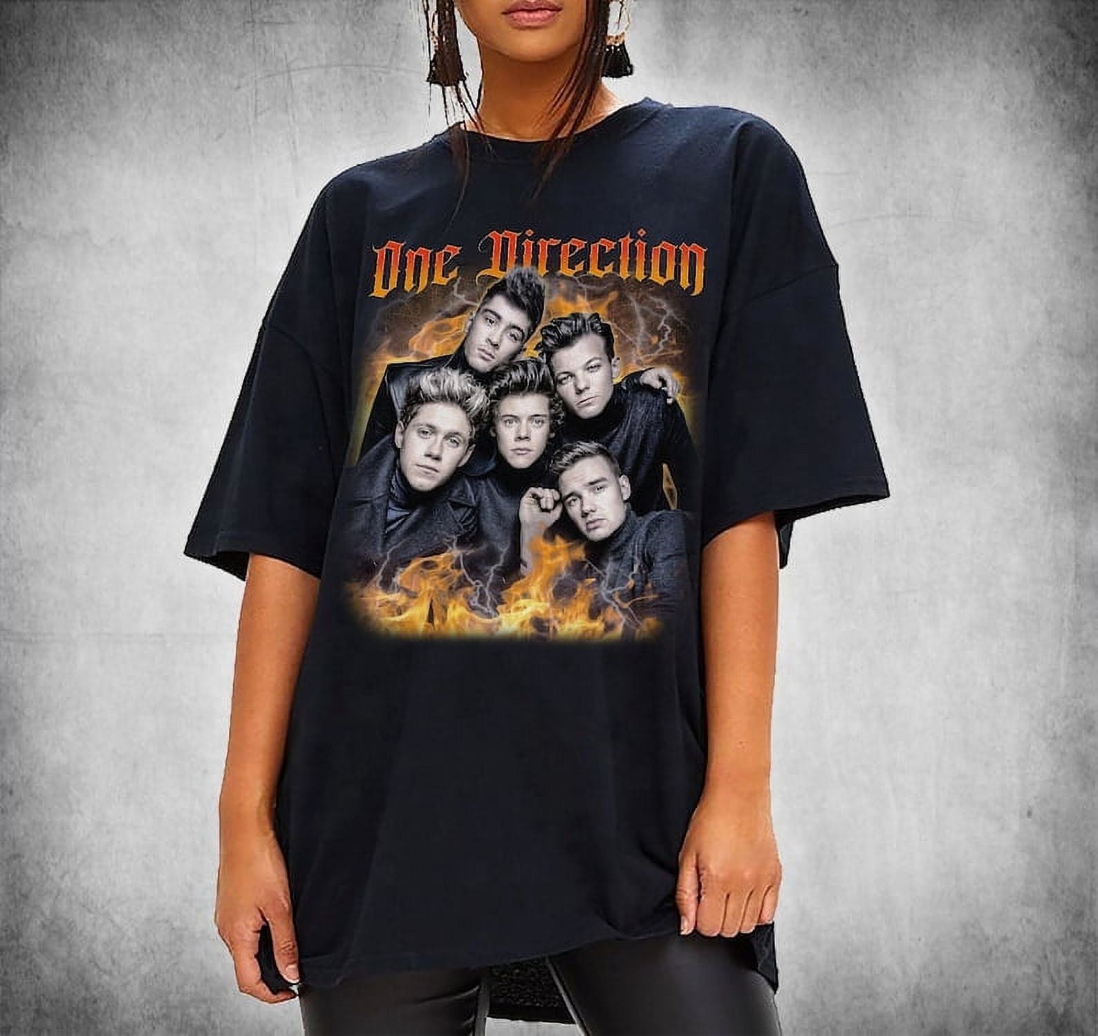 [BLACK] One Direction Retro T-shirt Best Rock Music shirt, Led Zeppelin ...