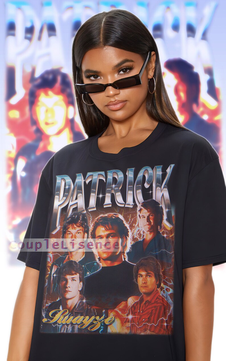 [BLACK] PATRICK SWAYZE Vintage Shirt | Patrick Swayze Homage Fan Tees ...