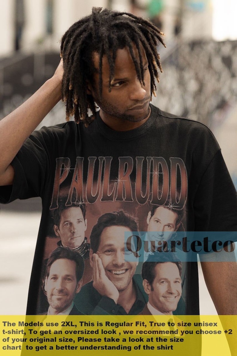 [BLACK] Paul Rudd , Paul Rudd Shirt , Paul Rudd Vintage Tshirt ...