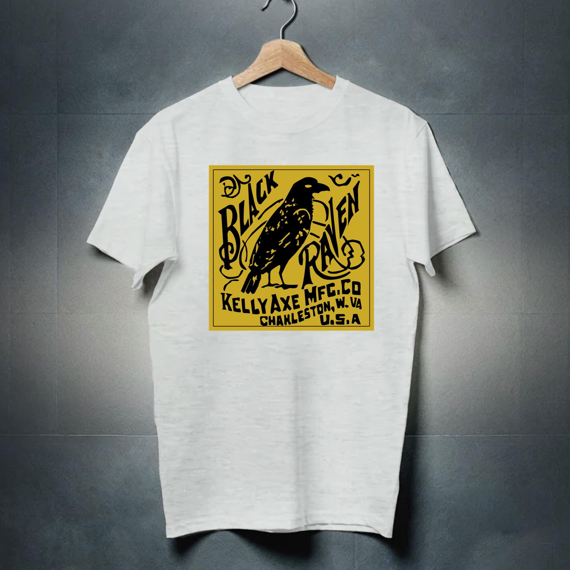 BLACK RAVEN Kelly Axe Mfg Co Charleston Vintage Men T- Shirt 100233 ...