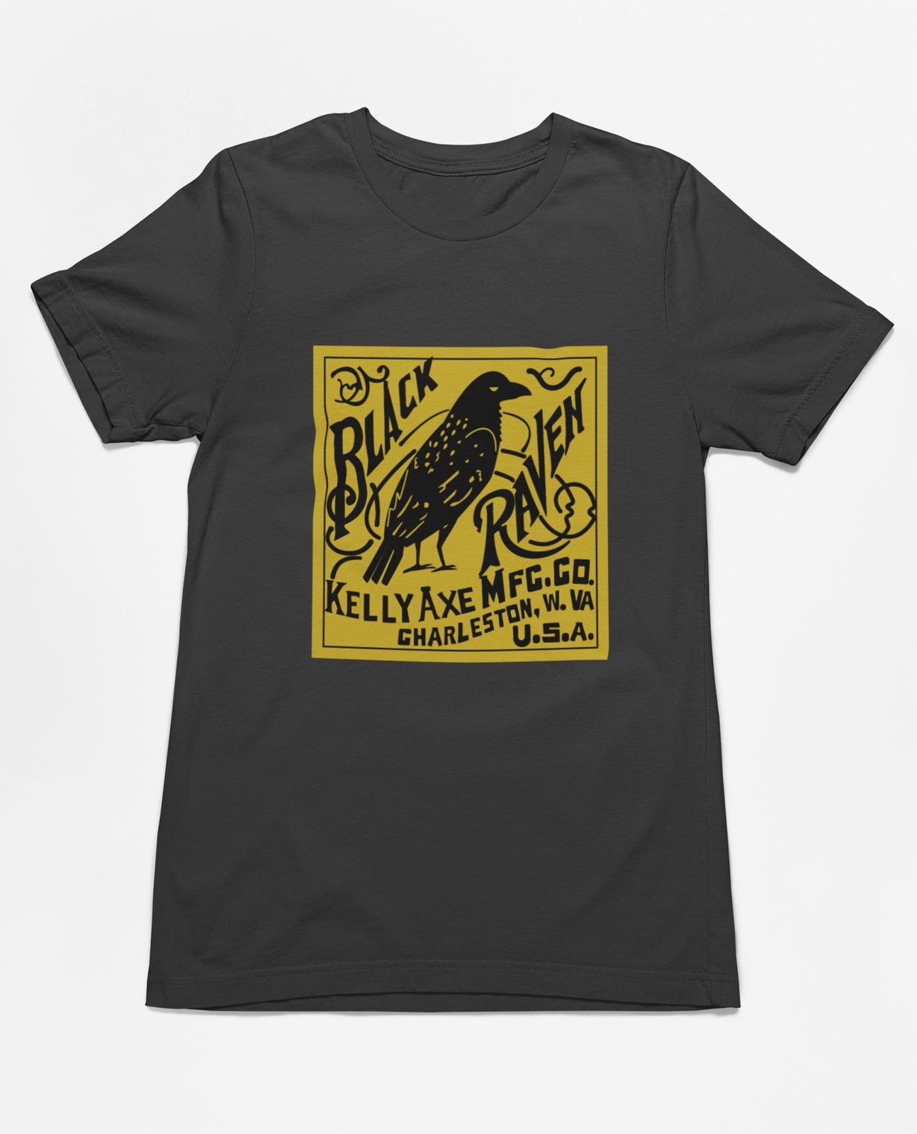 BLACK RAVEN Kelly Axe Mfg Co Charleston Vintage Men T- Shirt 100233 ...