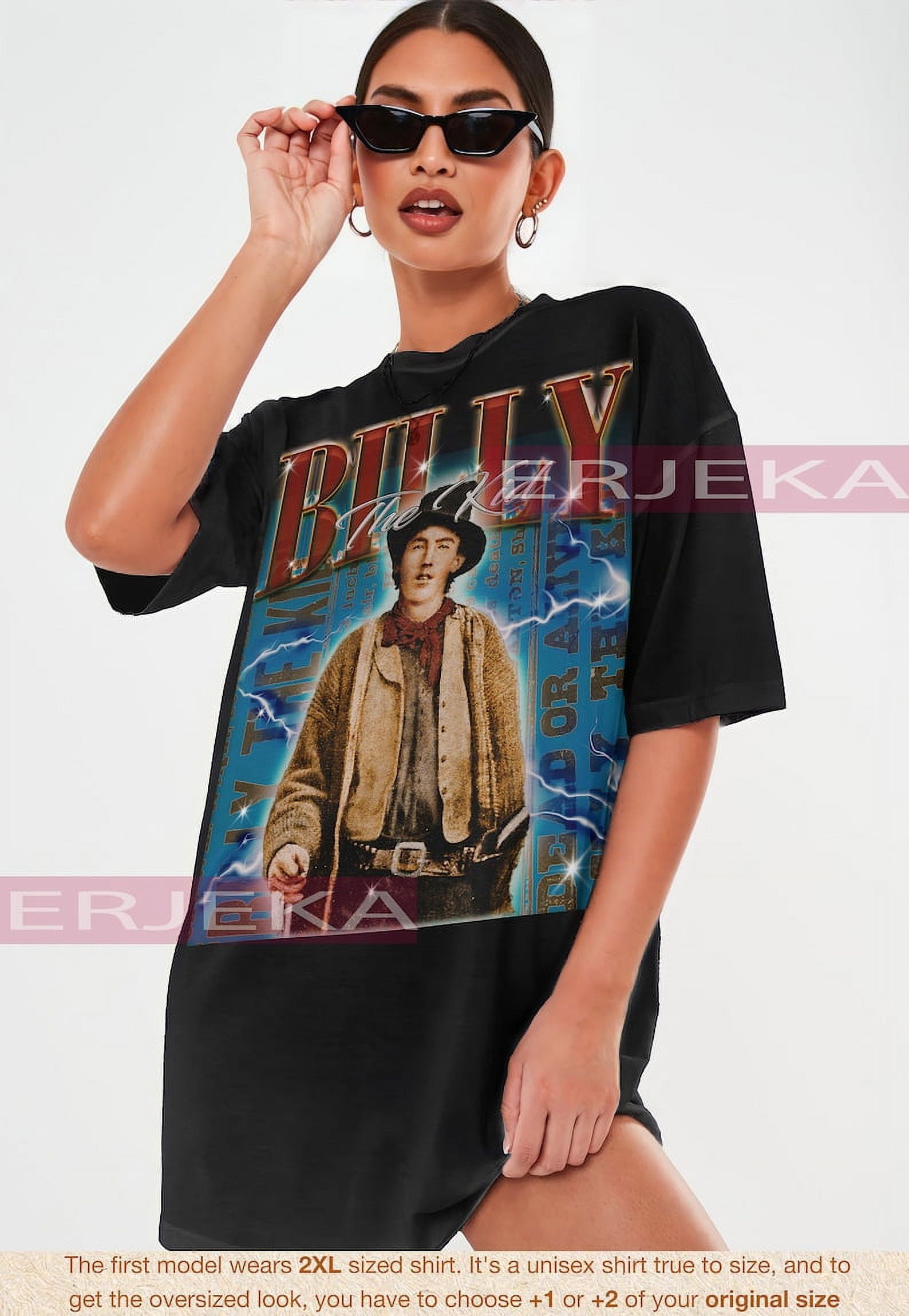 [BLACK] RETRO BILLY The Kid Shirt | Billy The Kid Homage Tshirt | Billy ...