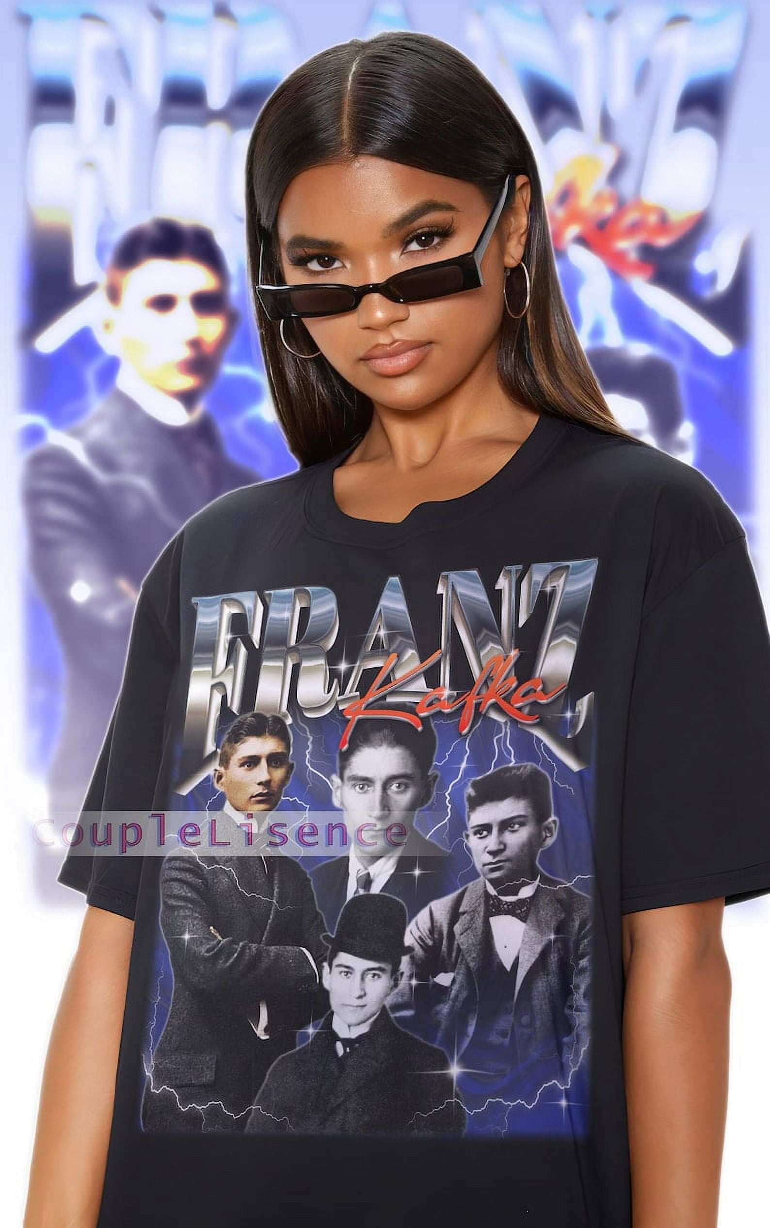 [BLACK] RETRO FRANZ KAFKA Vintage Shirt | Franz Kafka Homage Fan Tees ...