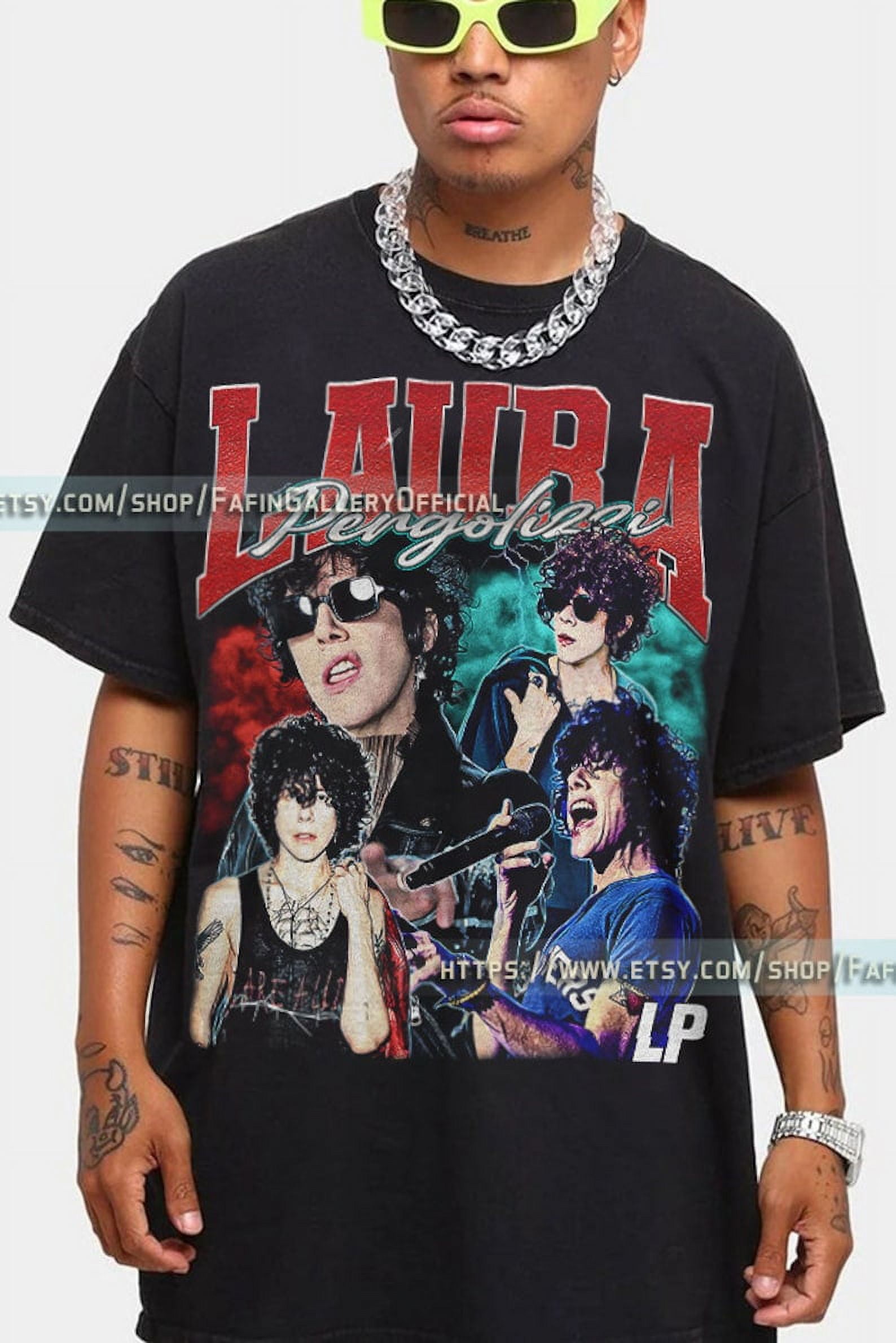 [BLACK] RETRO LP Laura Pergolizzi Shirt,Laura Pergolizzi Vintage Shirt ...
