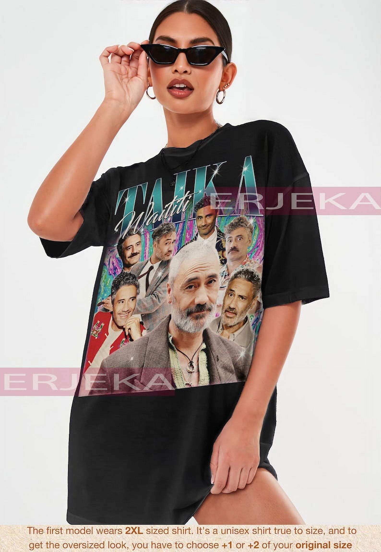 [BLACK] RETRO TAIKA WAITITI Shirt, Taika Fans Tees, New Zealand ...