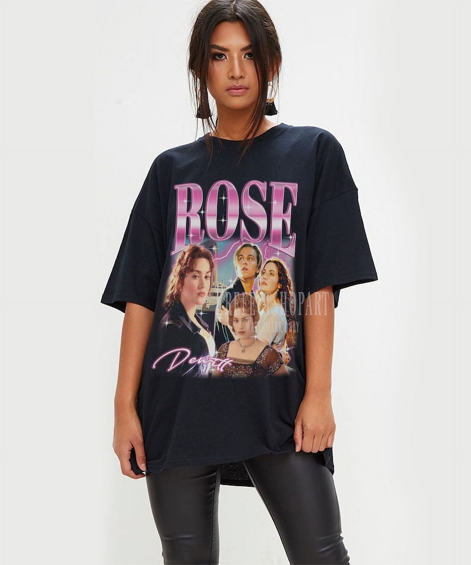 [BLACK] ROSE DEWITT Shirt, Kate Winslet T-Shirt , Rose Dewitt Retro ...