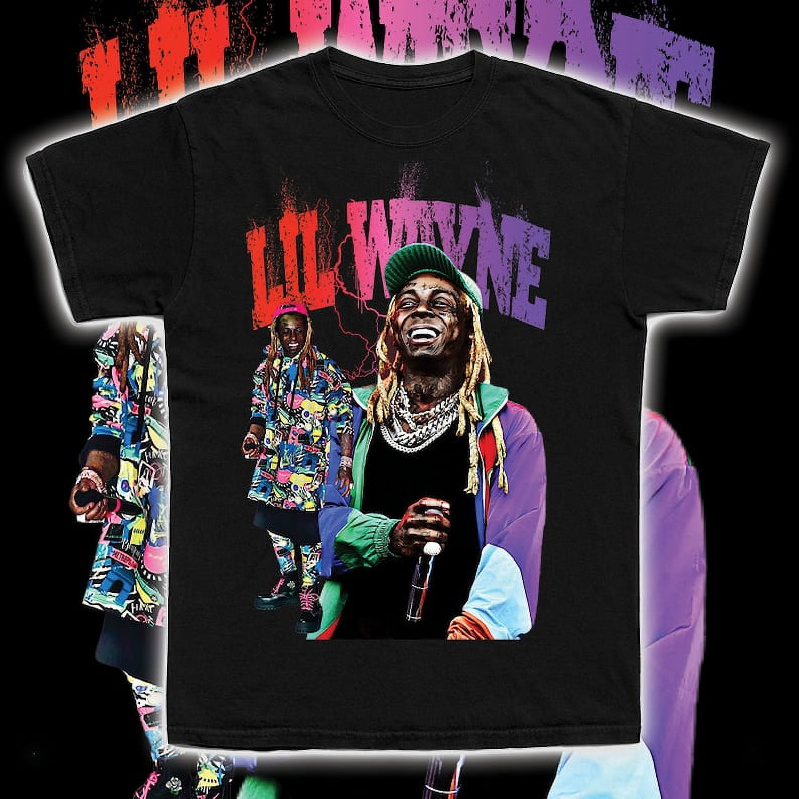 [BLACK] Ready to print, rap tee , Lil Wayne , vintage bootleg rap tee ...