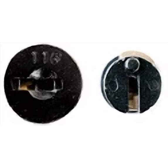 (BLACK) Replacement Lock Core for Wesko 115 - Walmart.com