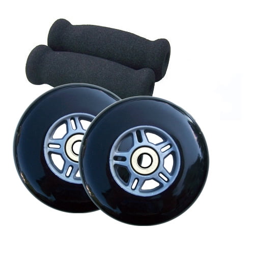 BLACK Replacement Razor Scooter WHEELS, BEARINGS, GRIPS - Walmart.com