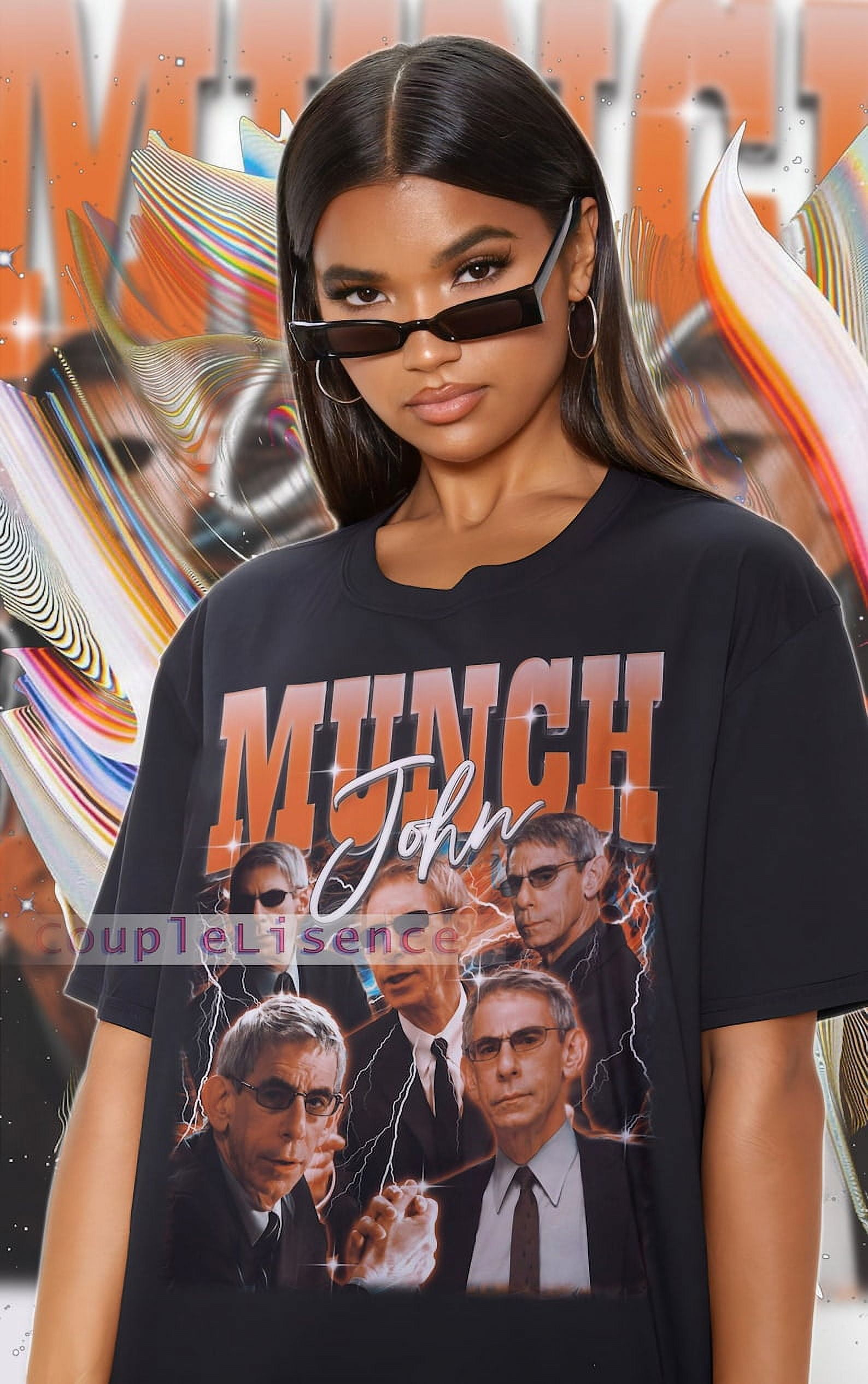 [BLACK] Retro Actor JOHN MUNCH Vintage Shirt | John Munch Homage Retro ...