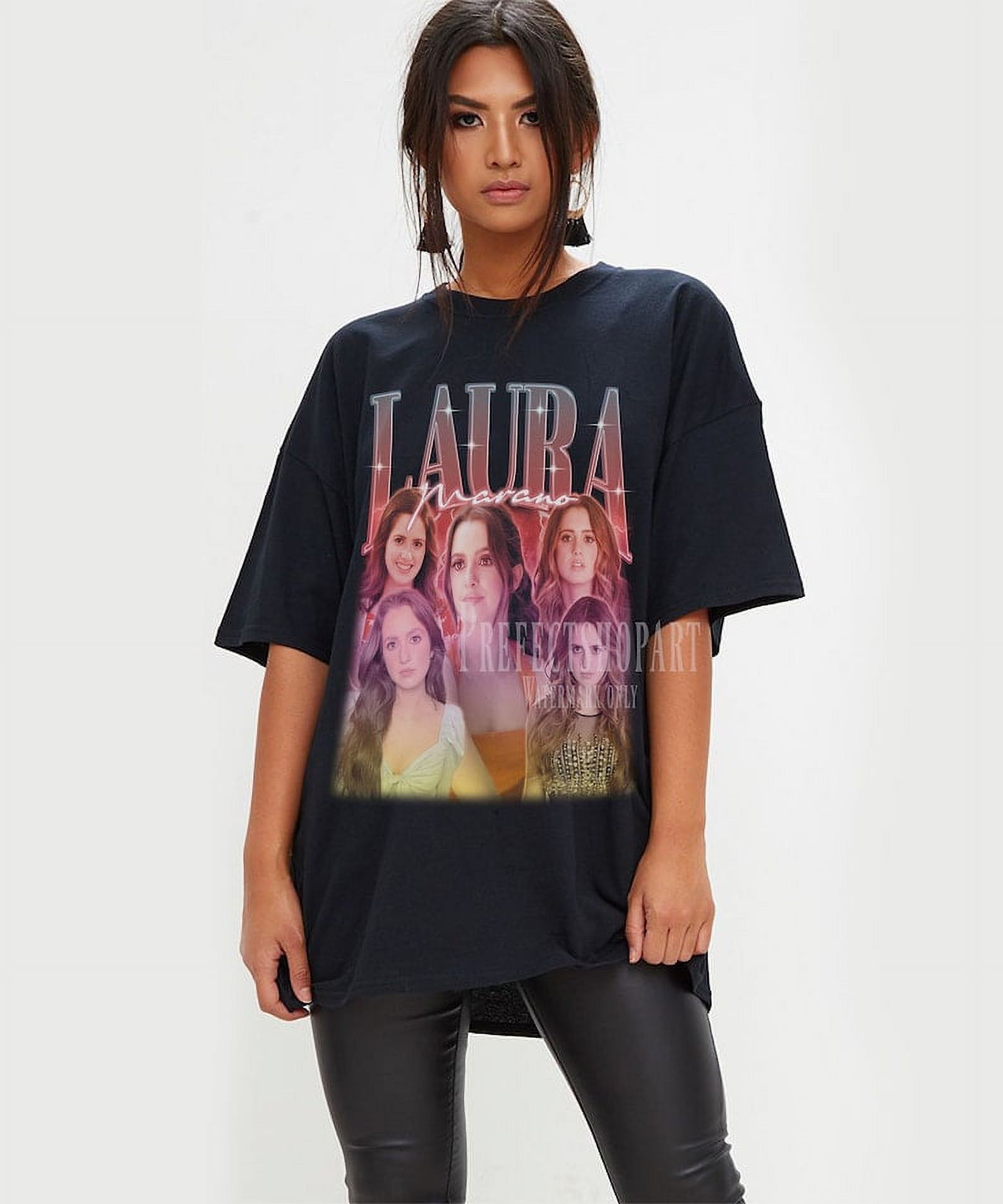 [BLACK] Retro Actress LAURA MARANO Vintage Shirt, Laura Marano Homage ...
