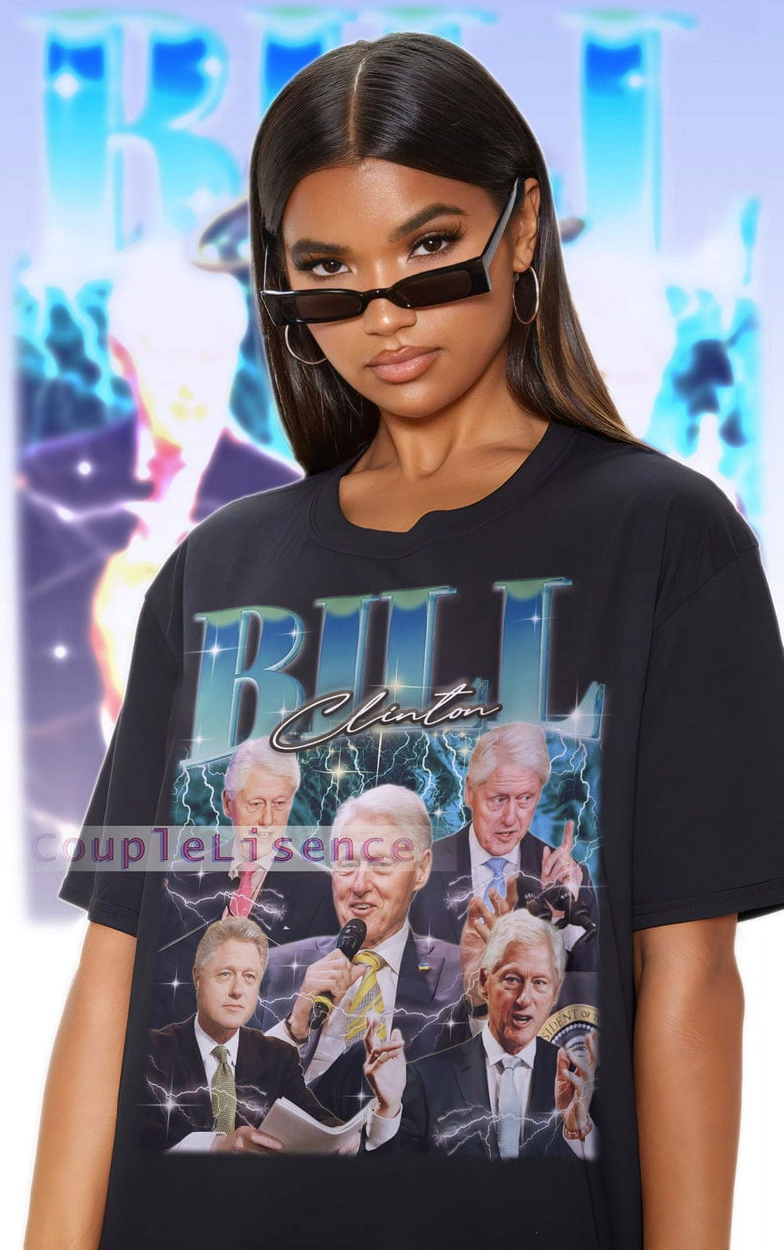 [BLACK] Retro BILL CLINTON Vintage | Bill Clinton Homage Tees | Bill ...