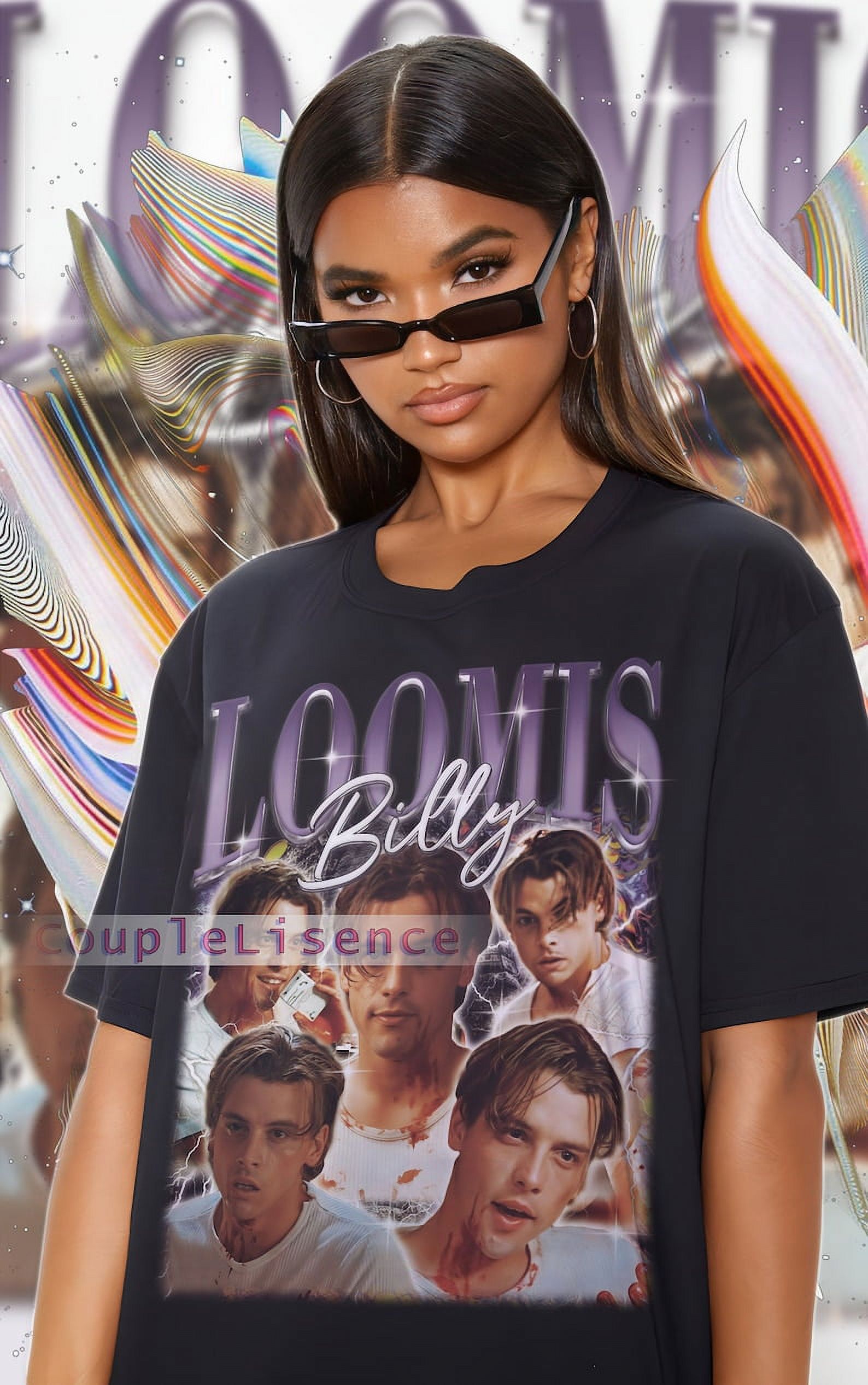 [BLACK] Retro BILLY LOOMIS Vintage Shirt | Billy Loomis Homage Tshirt ...