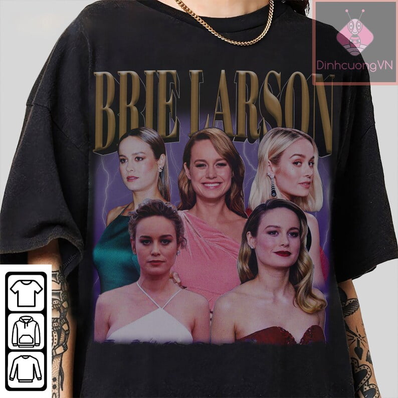 [BLACK] Retro Brie Larson Shirt -Brie Larson Tshirt,Brie Larson T-shirt ...
