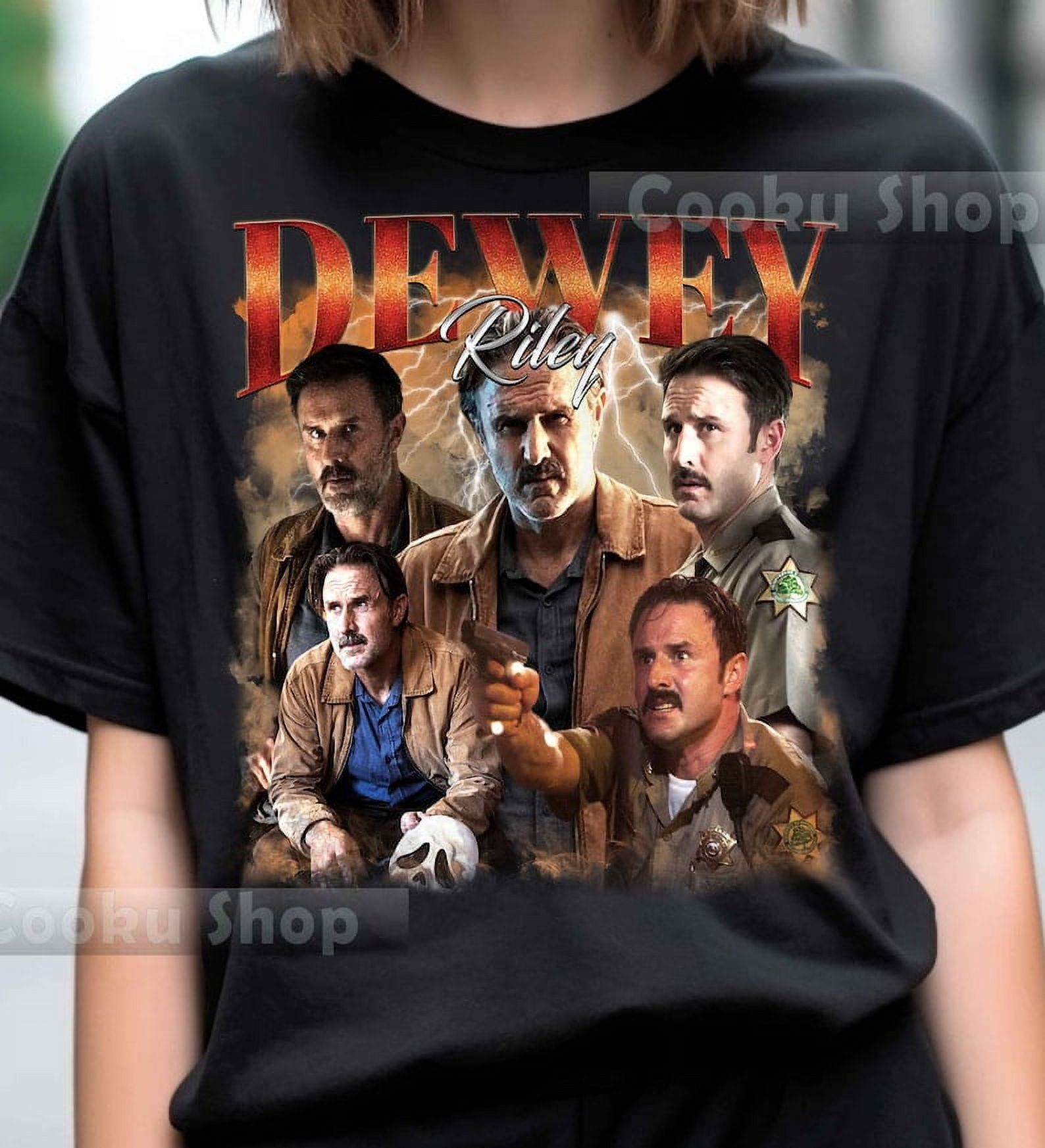 [BLACK] Retro Dewey Riley TShirt, Dewey Riley , Dewey Riley sweatshirt ...