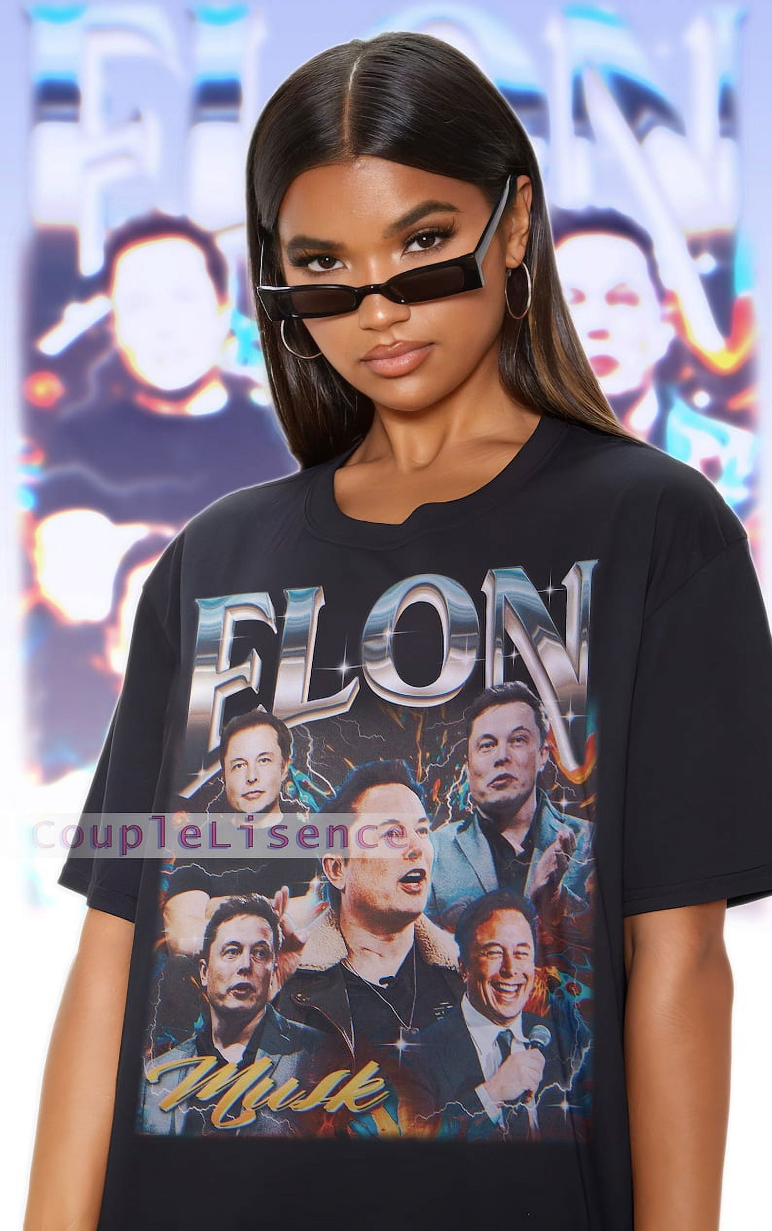 [BLACK] Retro ELON MUSK Vintage Shirt | Elon Musk Homage Fan Tees ...