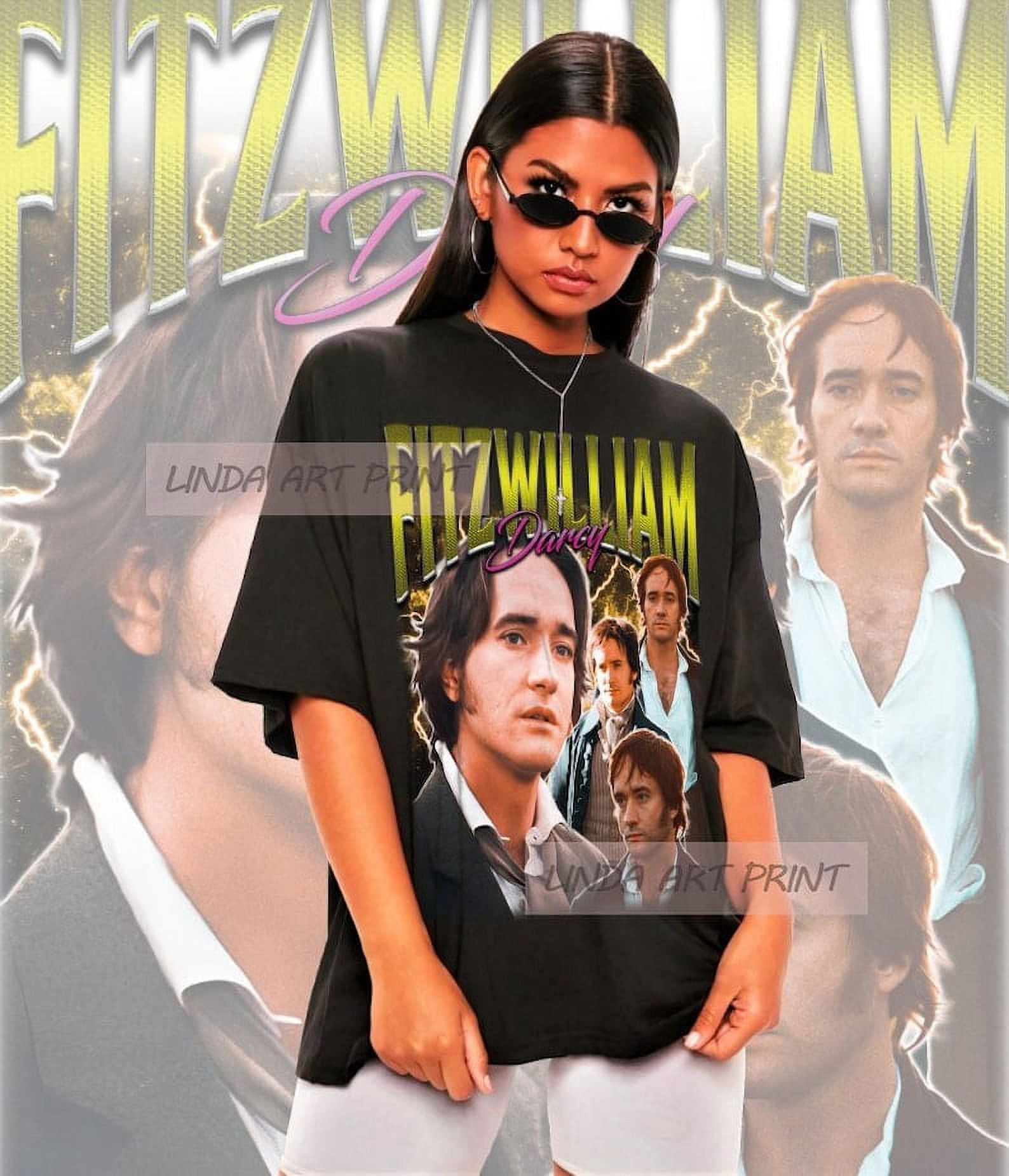 [BLACK] Retro Fitzwilliam Darcy Shirt - Fitzwilliam Darcy Tshirt ...