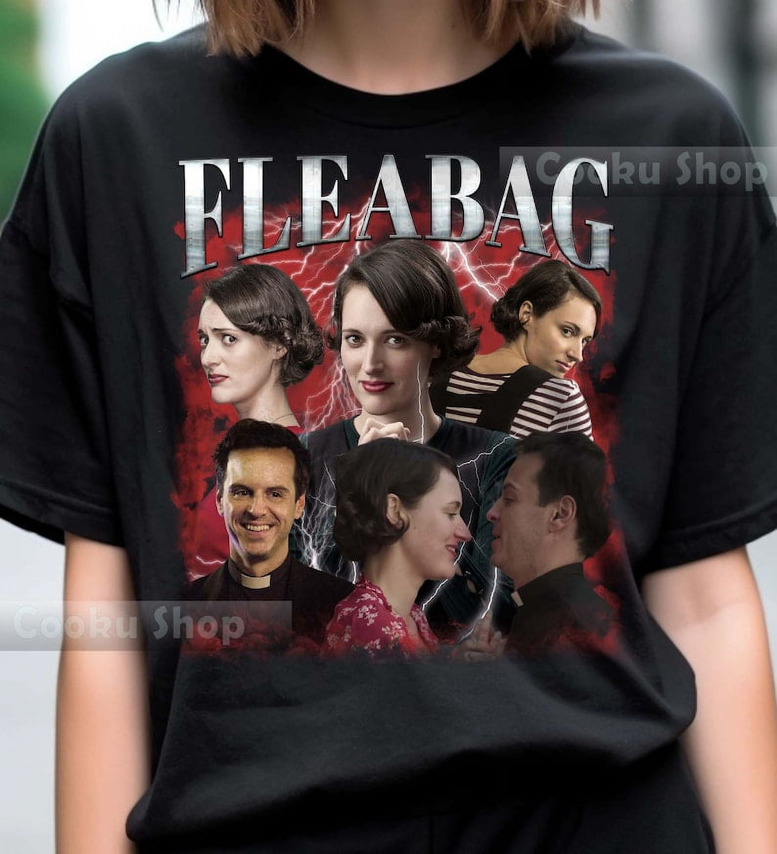 [BLACK] Retro Fleabag TShirt, Fleabag , Fleabag sweatshirt, Fleabag Rock Style Bootleg Tee ...