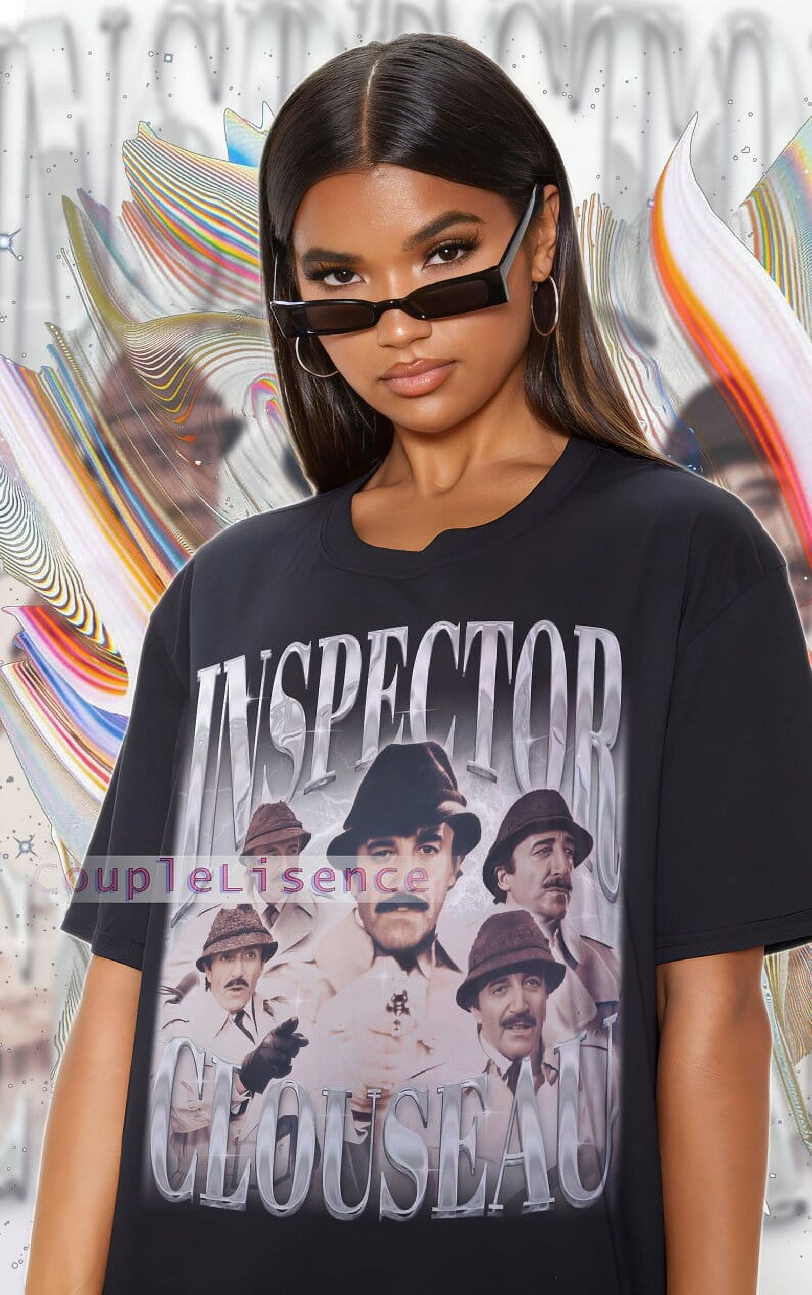 [BLACK] Retro INSPECTOR CLOUSEAU | Inspector Clouseau Homage Retro ...